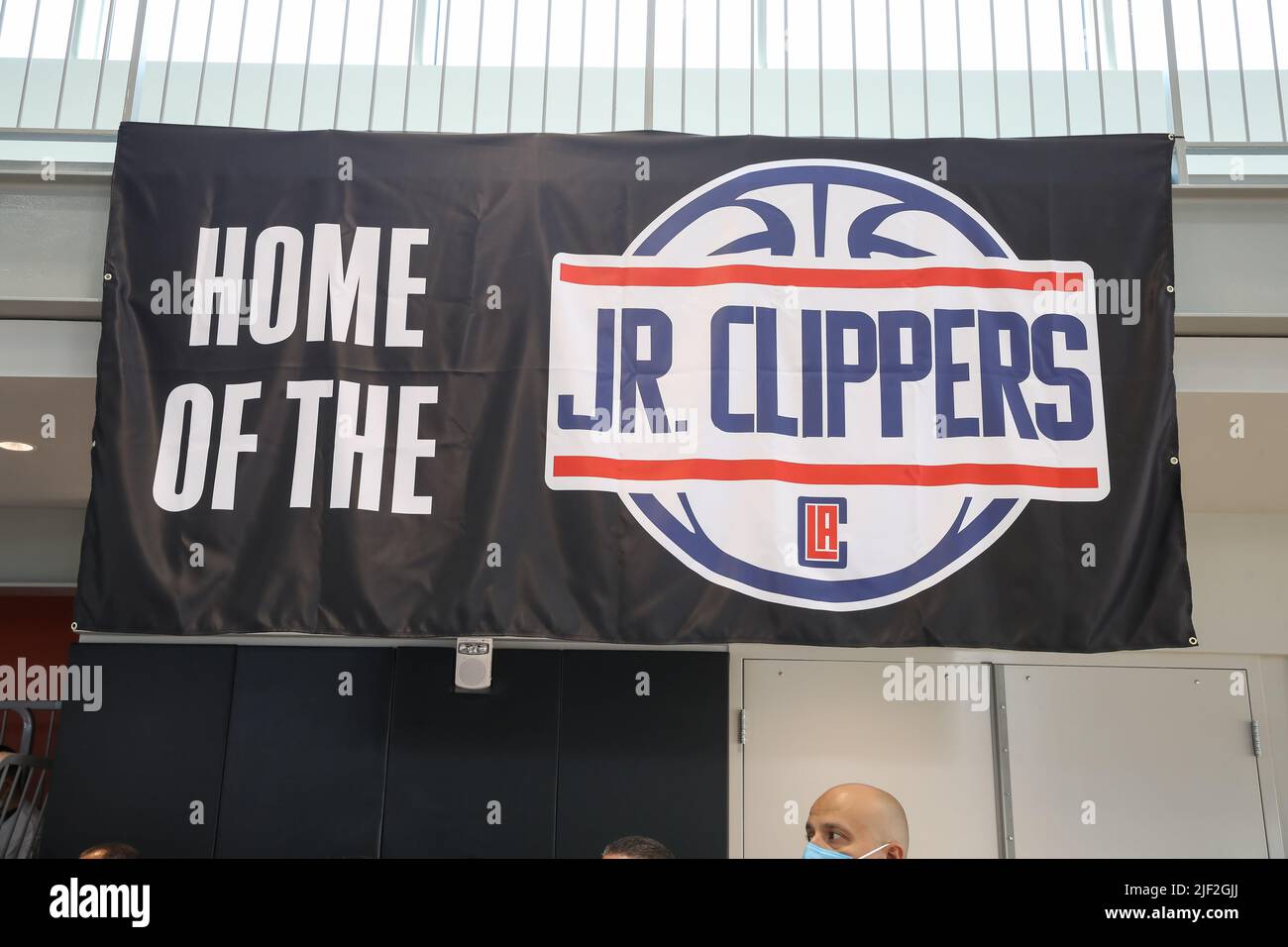 Banner during the Michelle & Barack Obama Sports Complex opening on ...