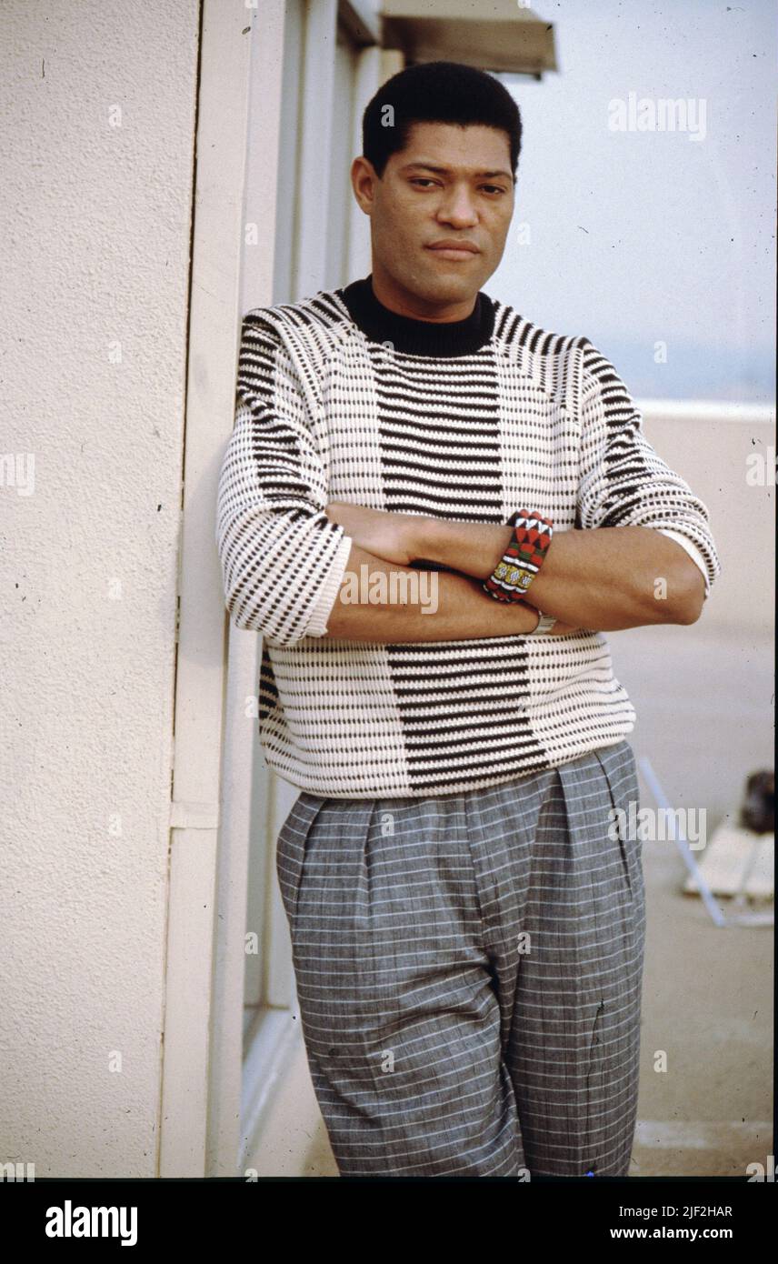 Lawrence Fishburne at a Hollywood event, 1988 Credit: Ron Wolfson ...