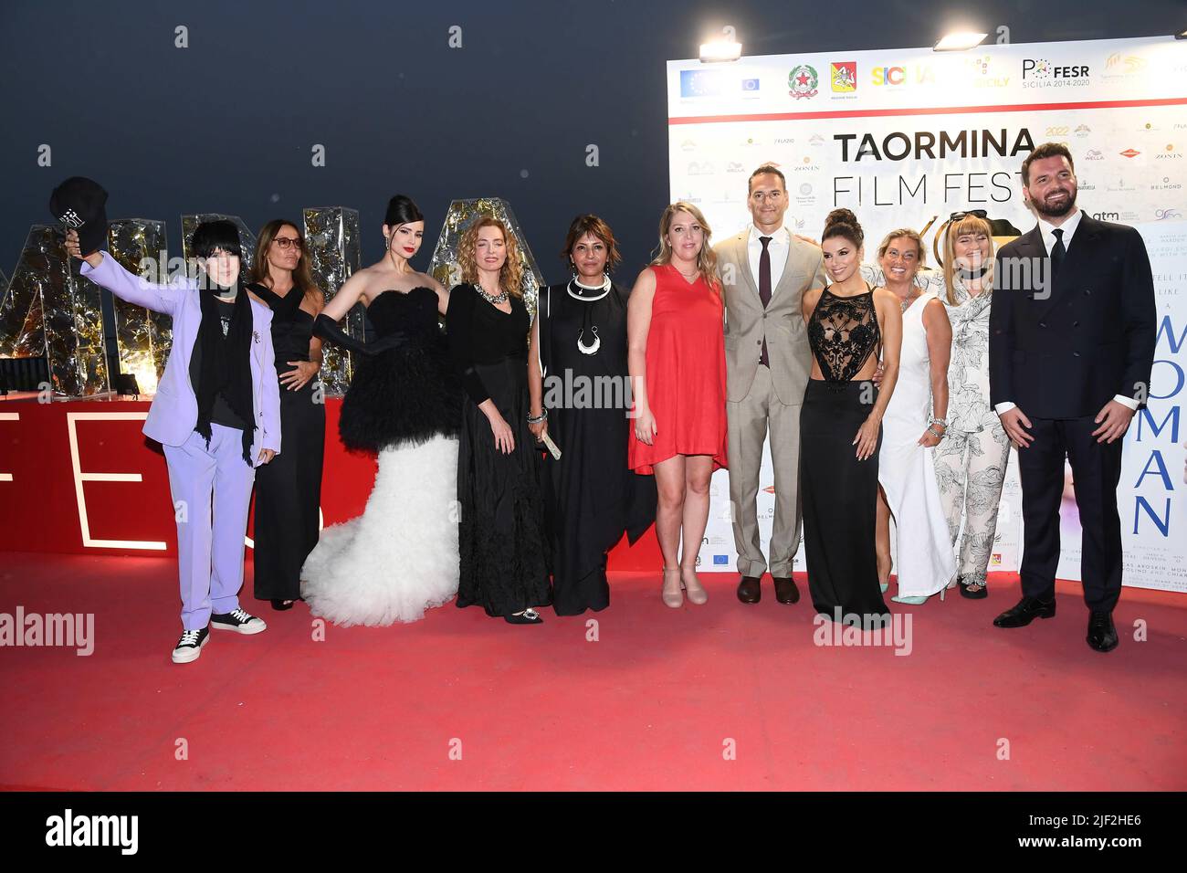 Tormina, Italy. 28th June, 2022. Taormina: 68 Taormina Film Festival ...