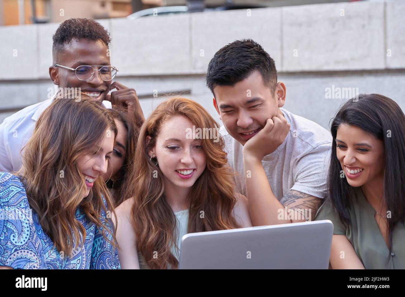 Group people on stairs hi-res stock photography and images - Alamy