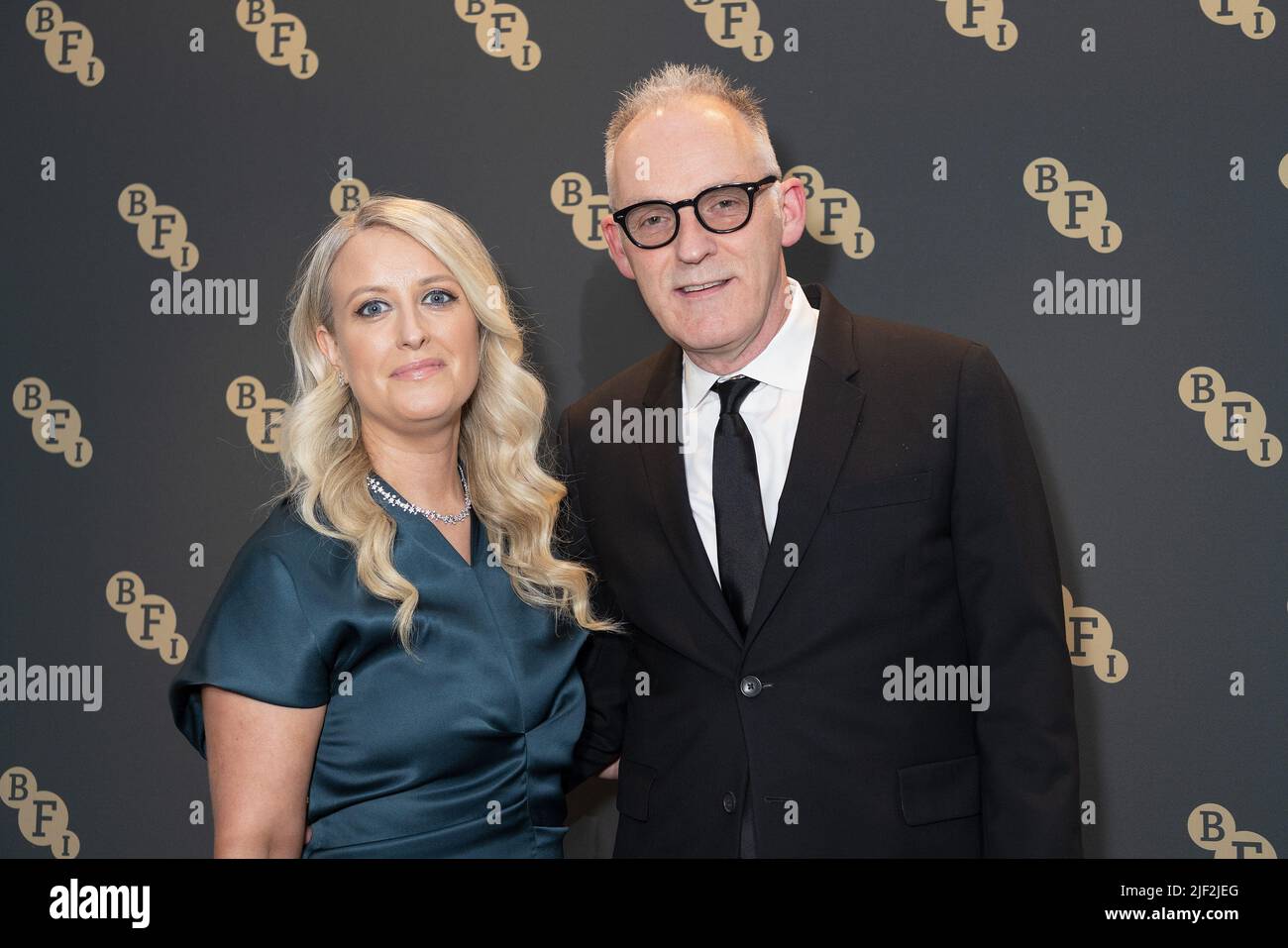 Paula McGann and Callum McDougall at the BFI Fellowships at the BFI ...