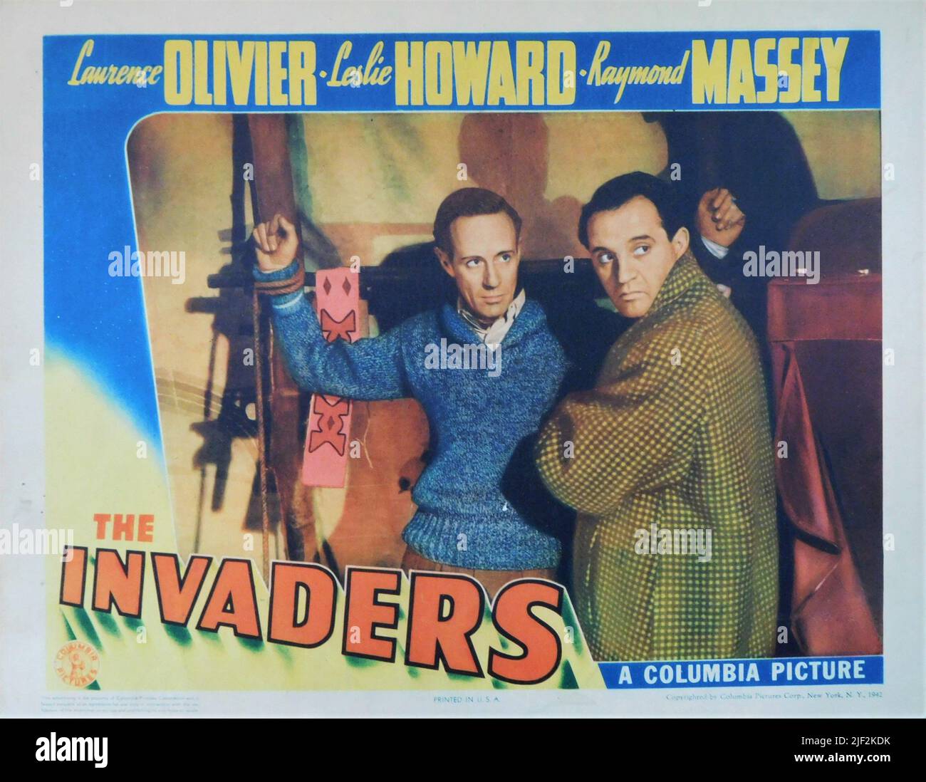 LESLIE HOWARD and ERIC PORTMAN in 49TH PARALLEL aka THE INVADERS (in US ...