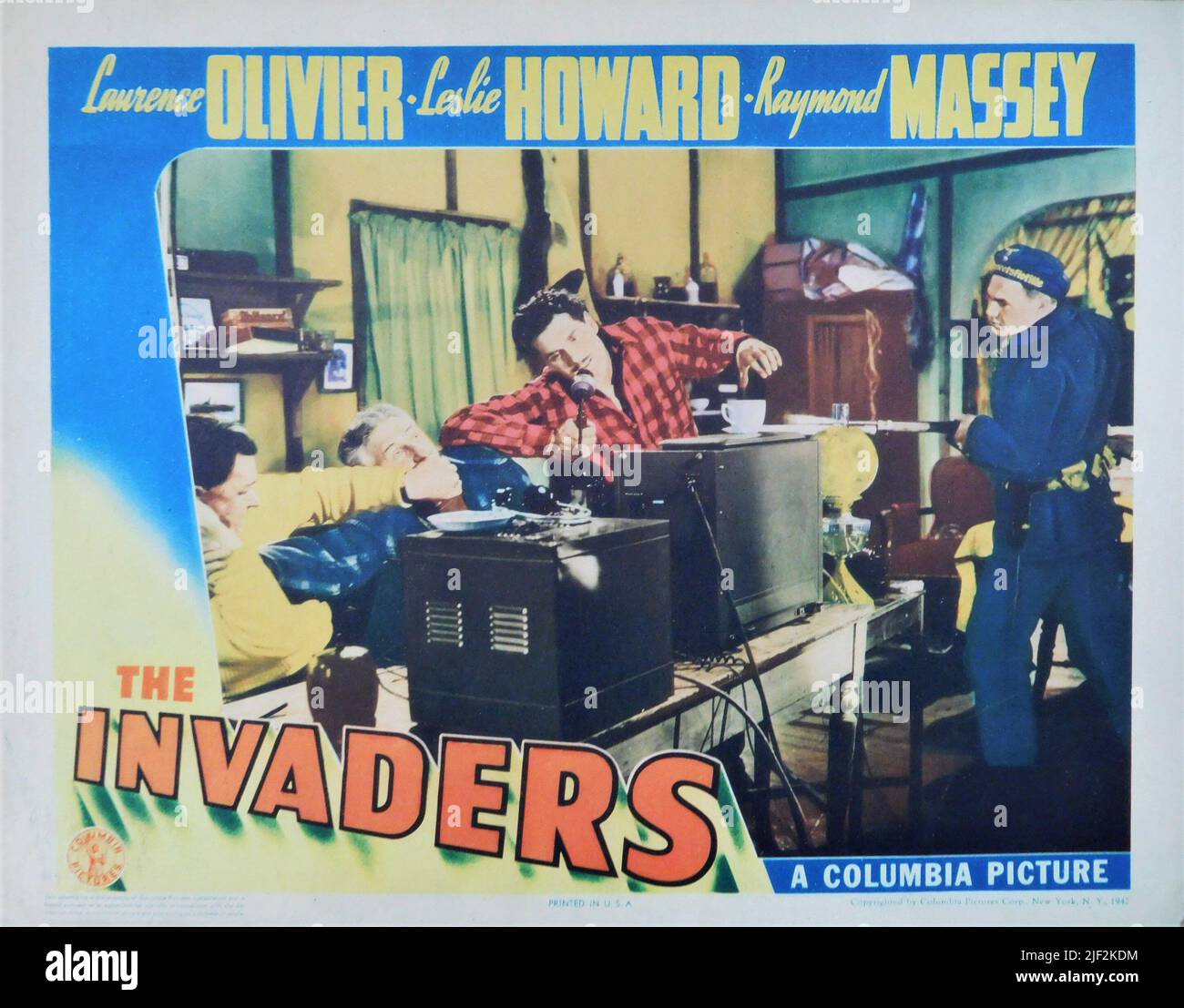 FINLAY CURRIE LAURENCE OLIVIER in 49TH PARALLEL aka THE INVADERS (in US ...