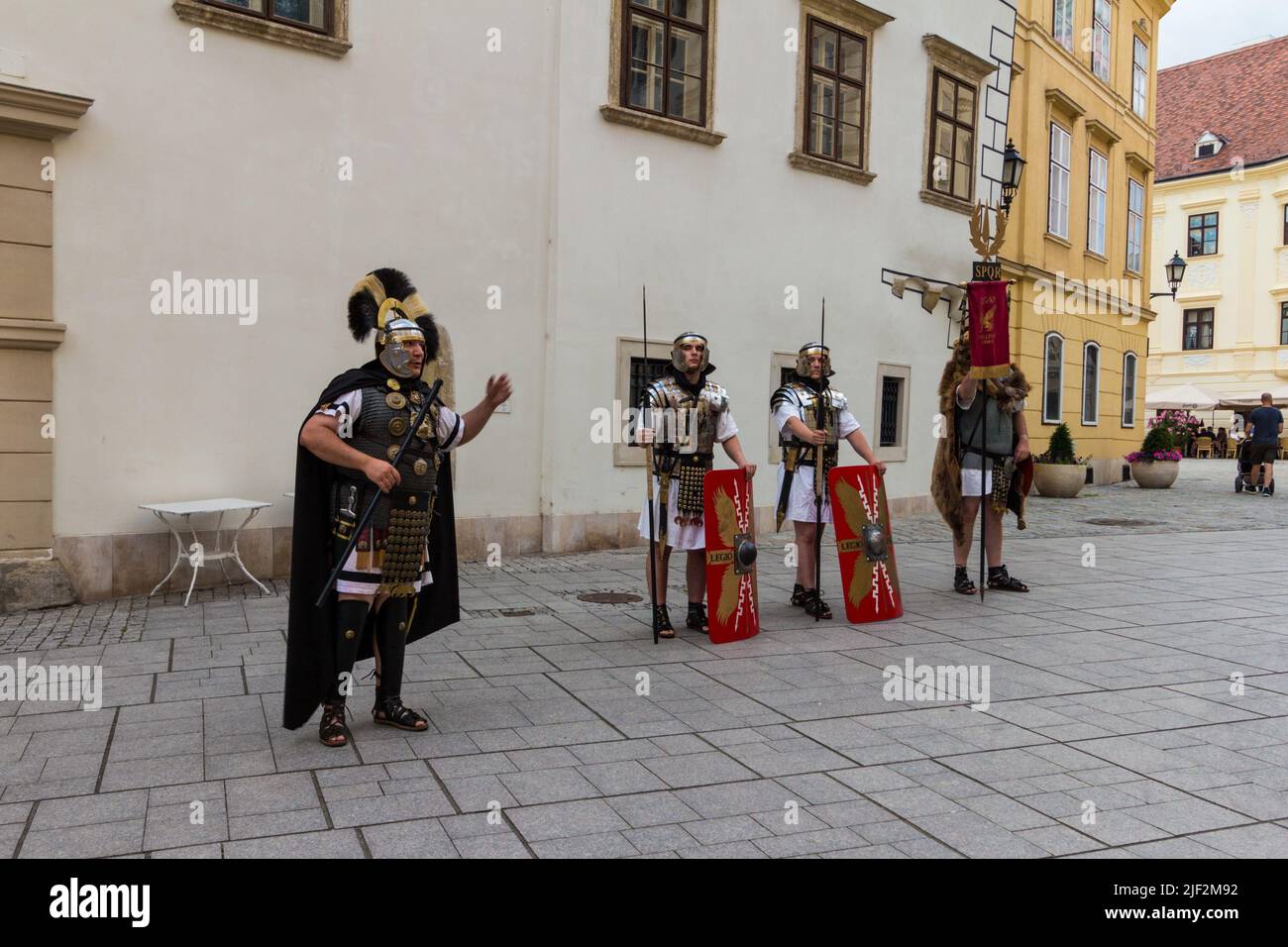 Performance of Legio XV Apollinaris Scarbantia Cohors III ancient Roman ...