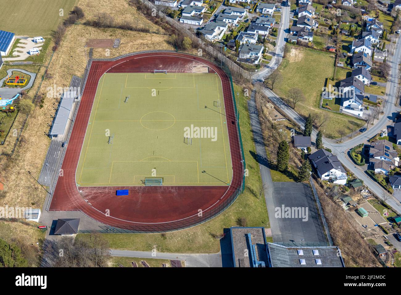 Aerial view high school football stadium hi-res stock photography and ...