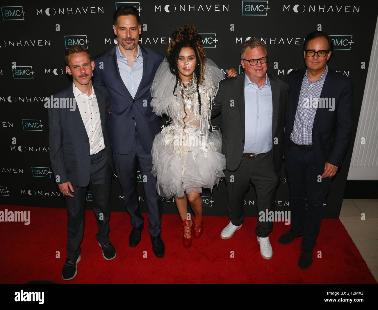 June 28, 2022, West Hollywood, California, USA: (L-R) Dominic Monaghan ...