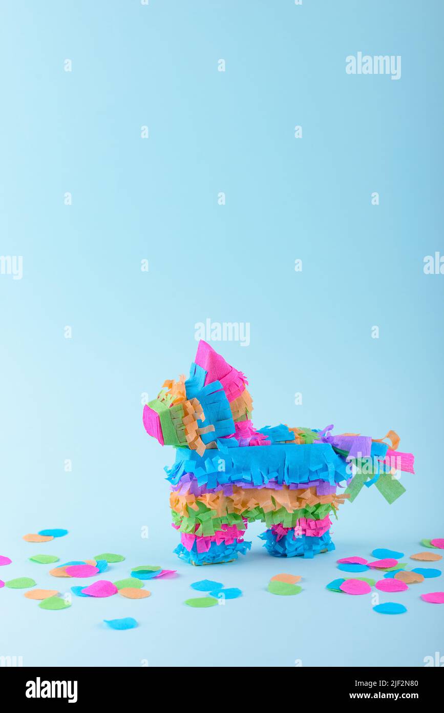 Traditional Mexican pinata in shape of donkey Stock Photo - Alamy