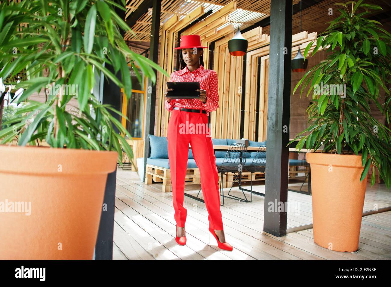 Pretty braids business african american lady bright bossy person ...