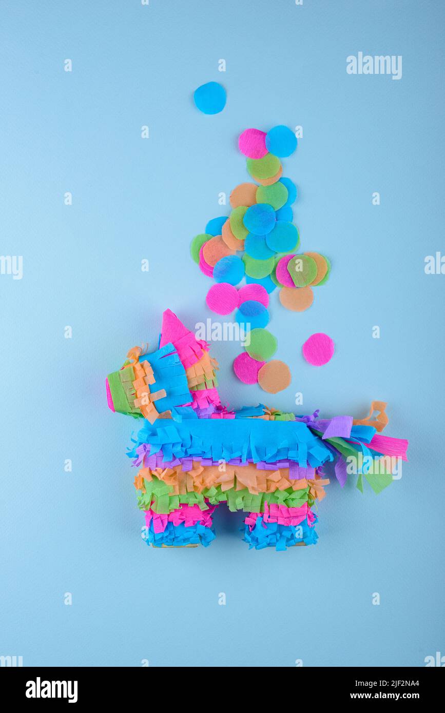 Traditional Mexican pinata in shape of donkey Stock Photo - Alamy