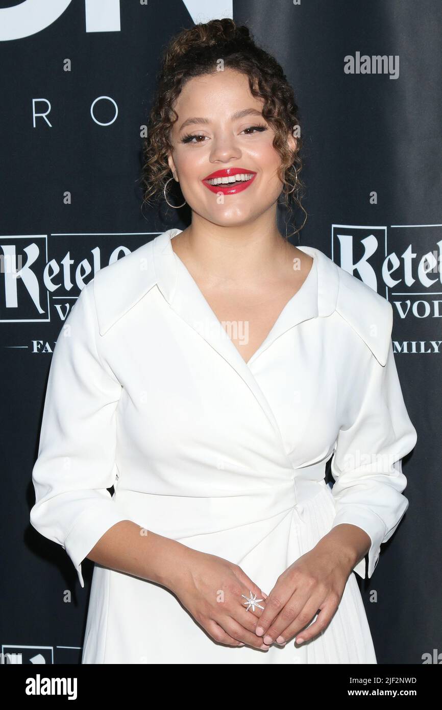 LOS ANGELES - JUN 28: Sarah Jeffery at the Tessa and Barron N. Hilton's ...