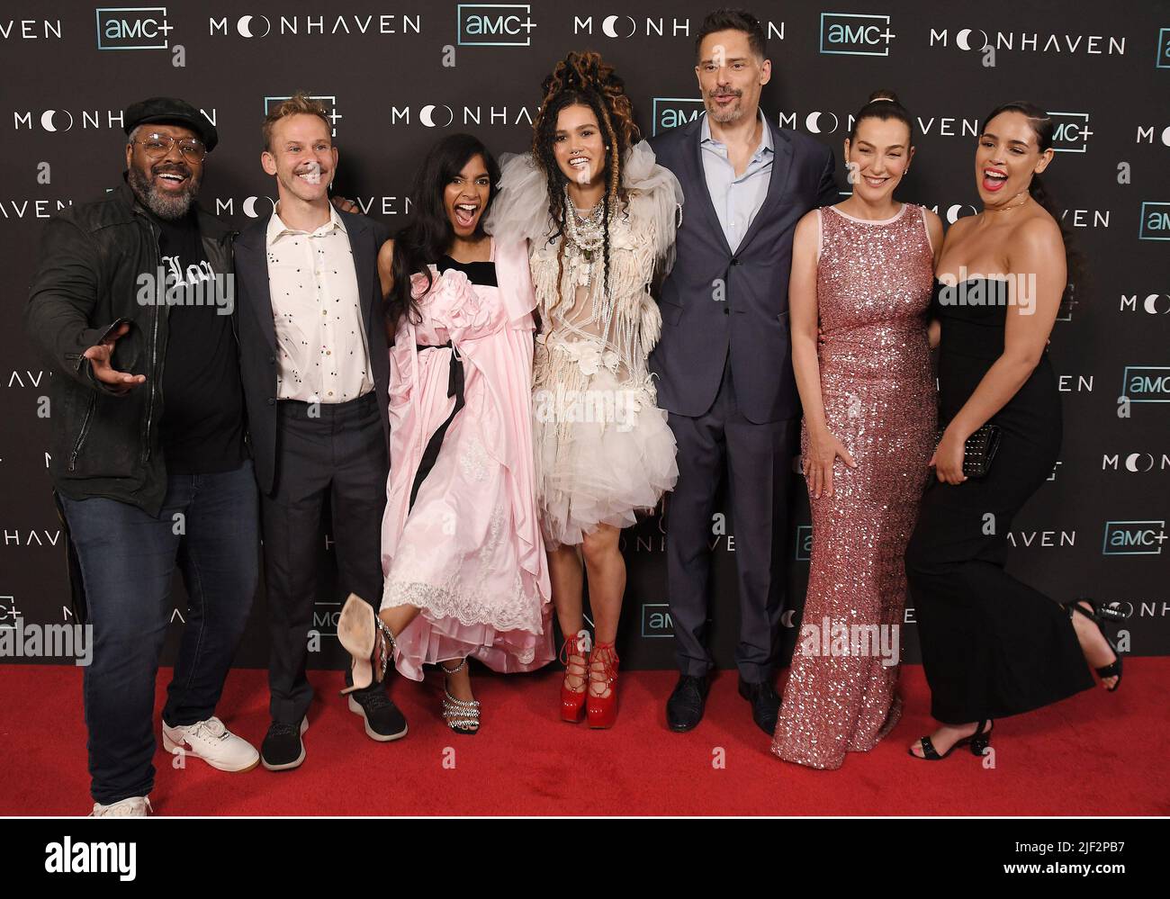 Los Angeles, USA. 28th June, 2022. (L-R) MOONHAVEN Cast - Kadeem ...