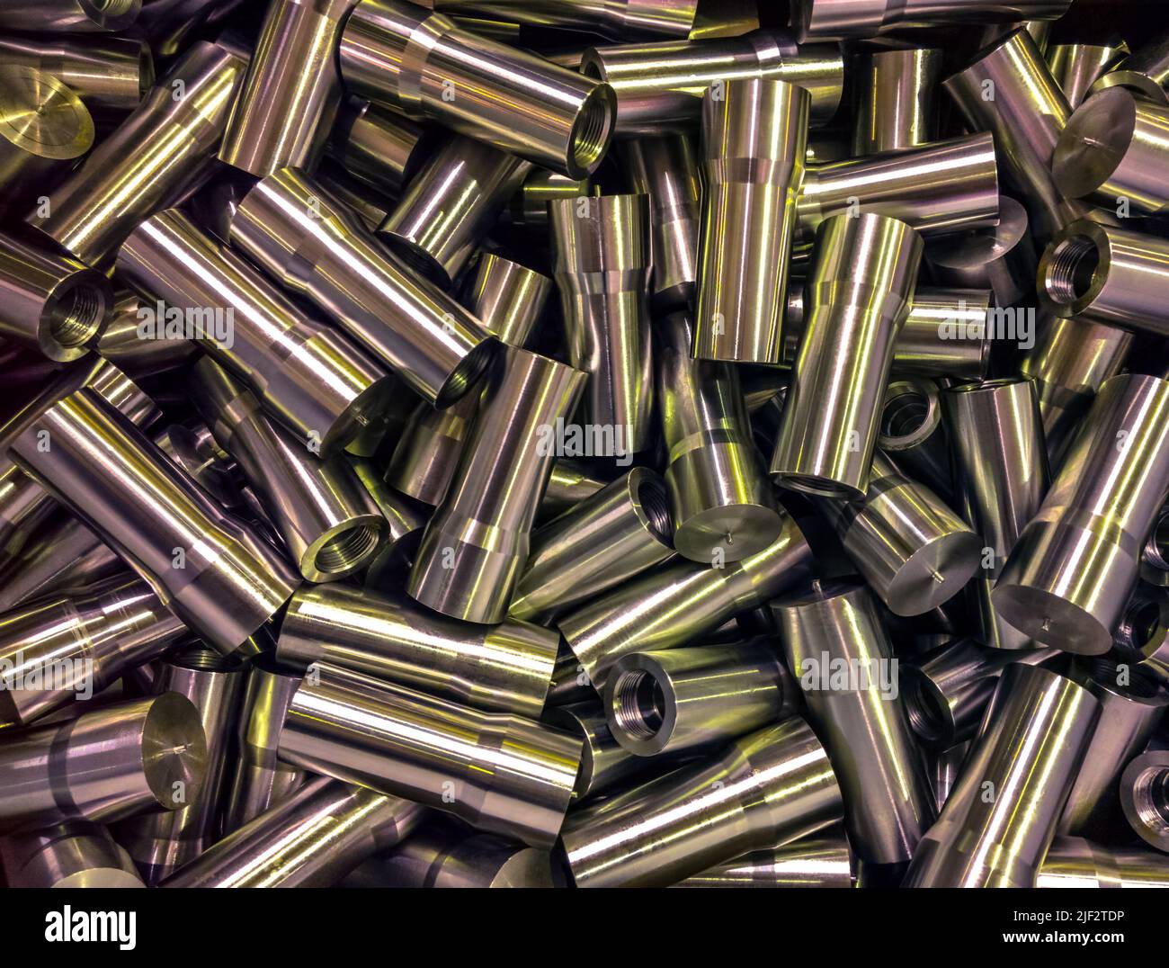 Shiny steel parts backround Stock Photo - Alamy