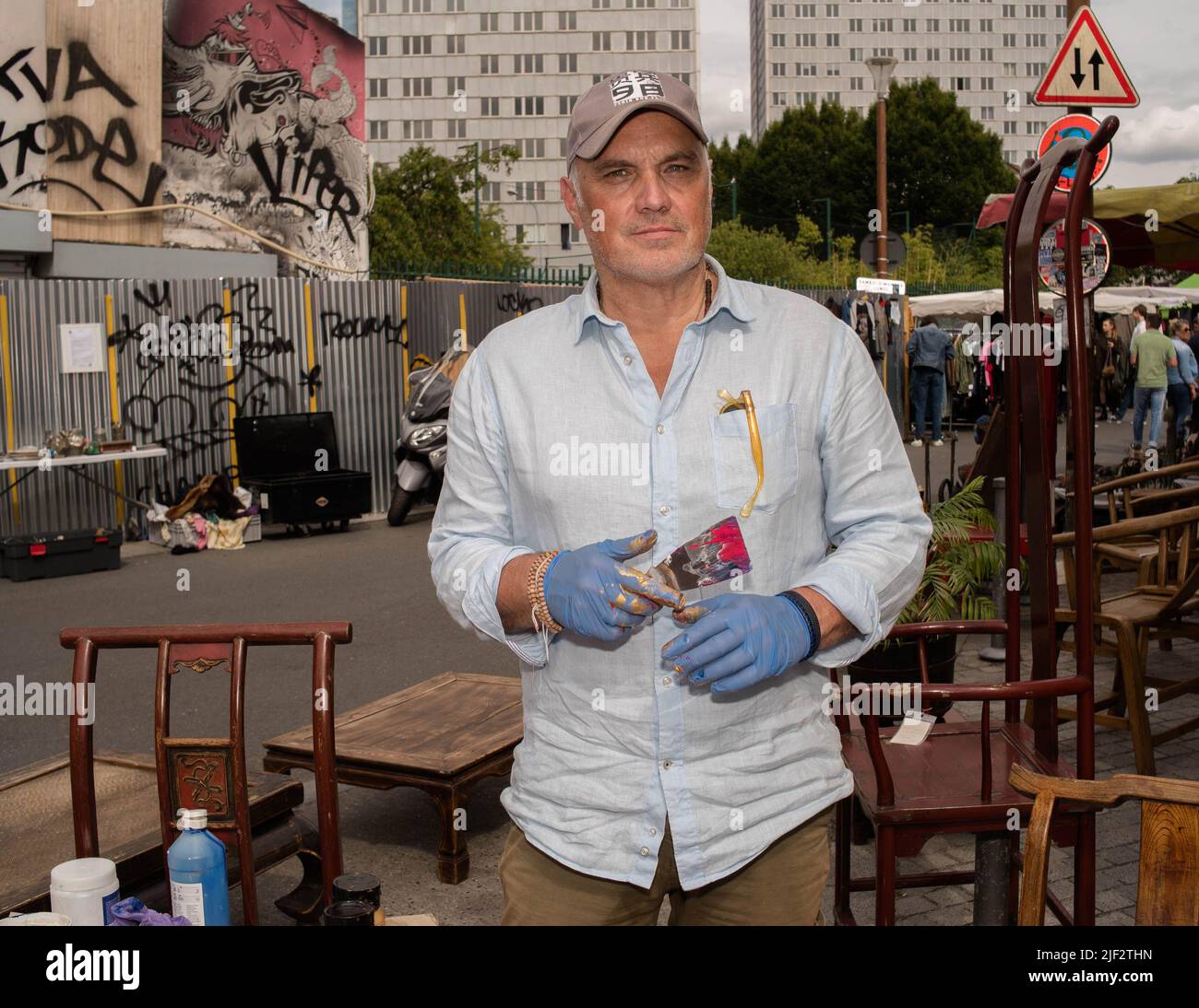 France - Art : " live painting/l'artiste peintre Patrick Moles !! " , à ...