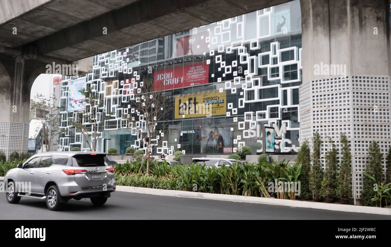 Bangkok Thailand upfront storefront artwork design Stock Photo - Alamy