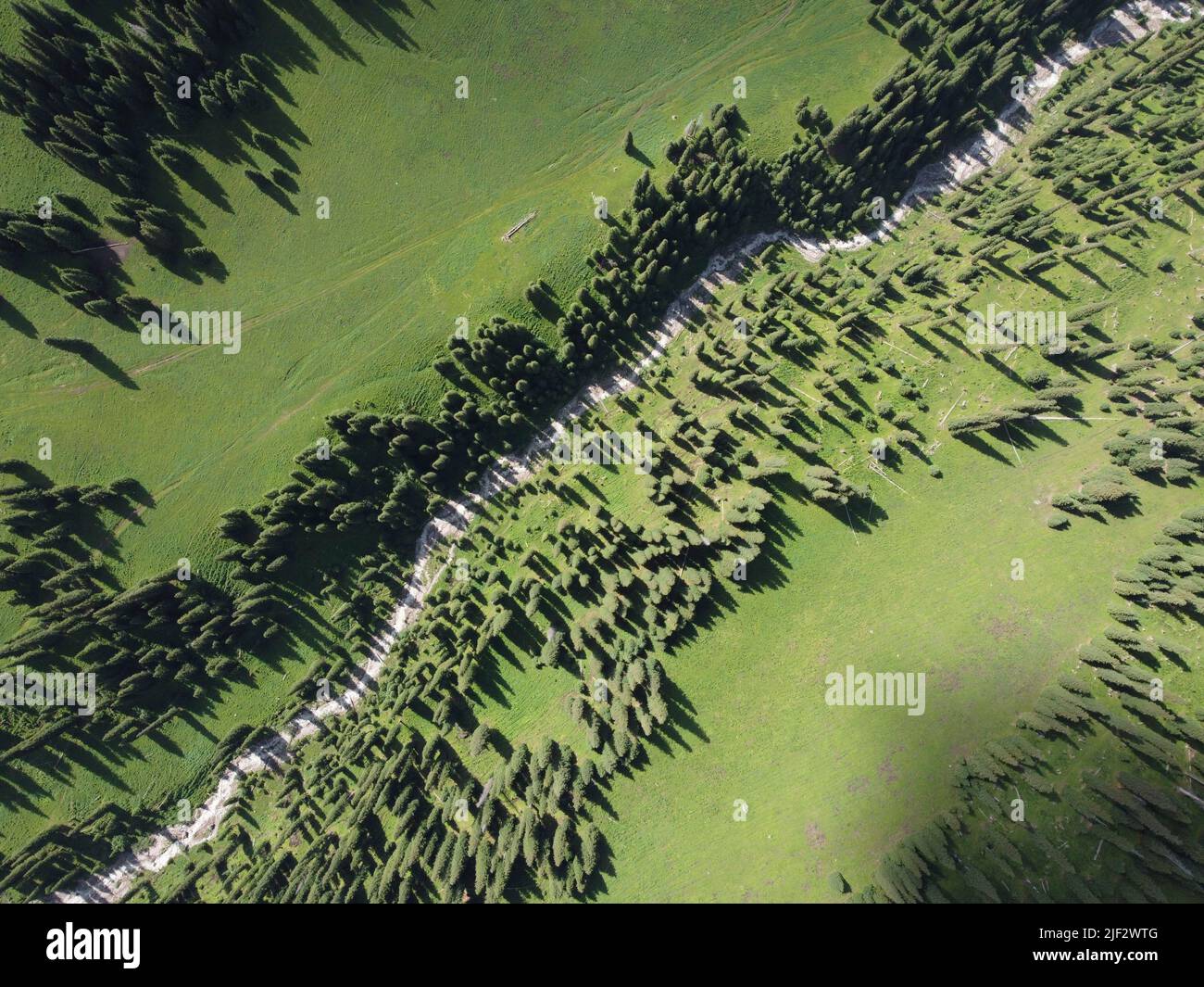 Yining. 28th June, 2022. Aerial photo taken on June 28, 2022 shows a ...