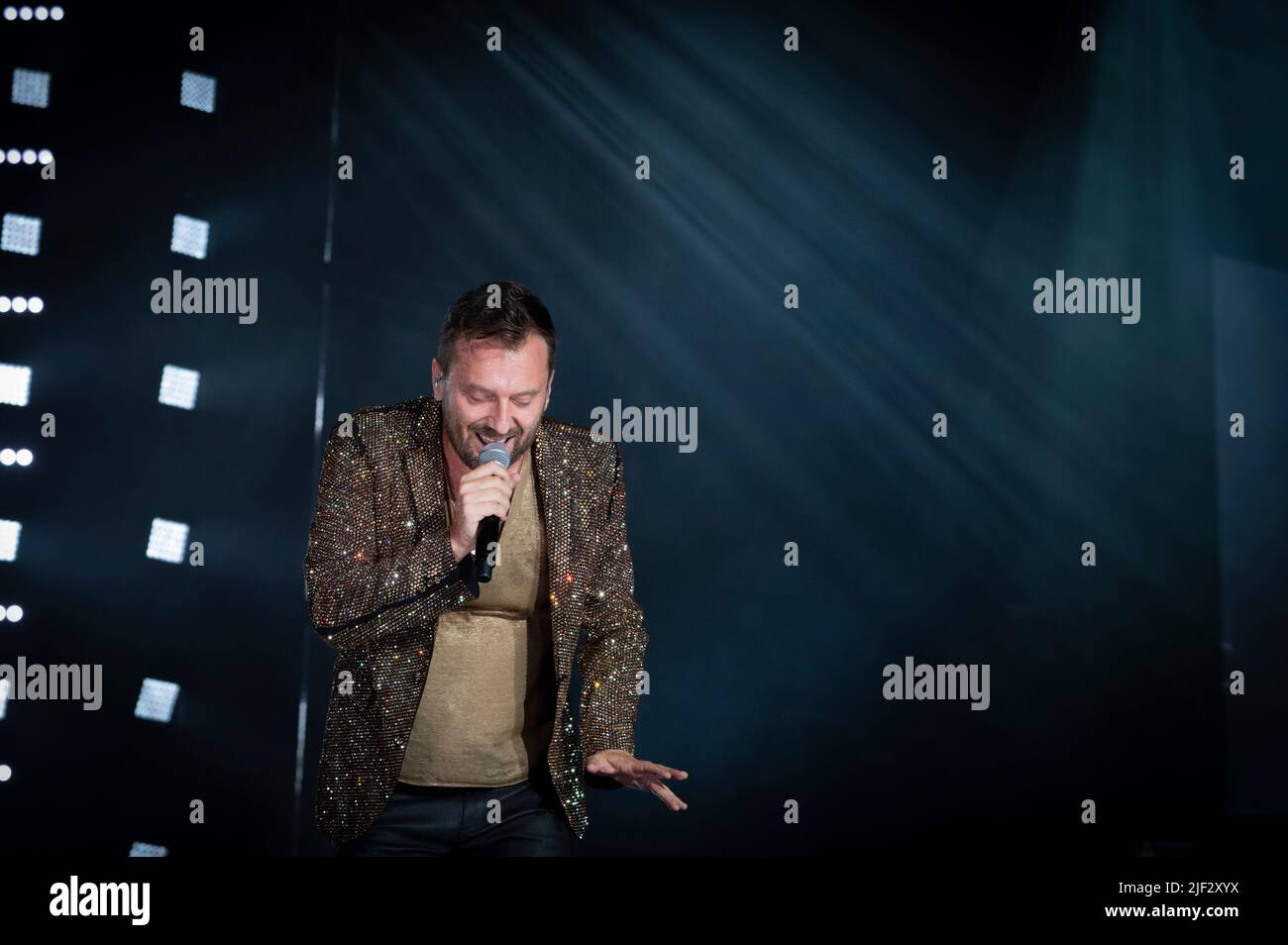 Rome, Italy. 28th June, 2022. Rome, 28/06/2022 Cesare Cremonini at the ...