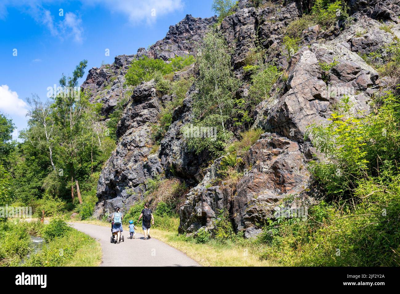 Narodni prirodni pamatka Sarka, udoli Divoka Sarka, Praha, Ceska ...