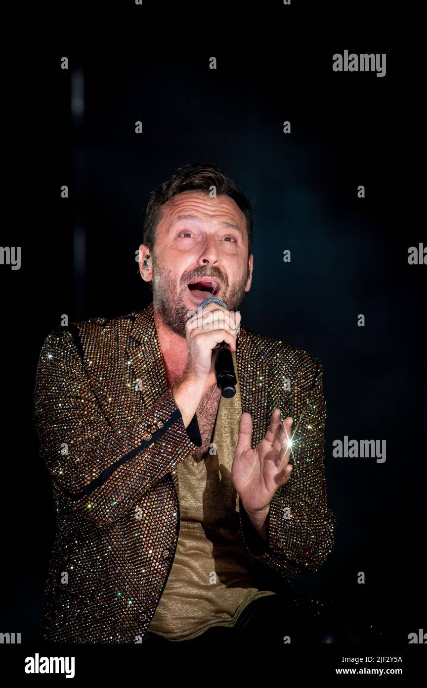 Rome, Italy. 28th June, 2022. Rome, 28/06/2022 Cesare Cremonini at the ...