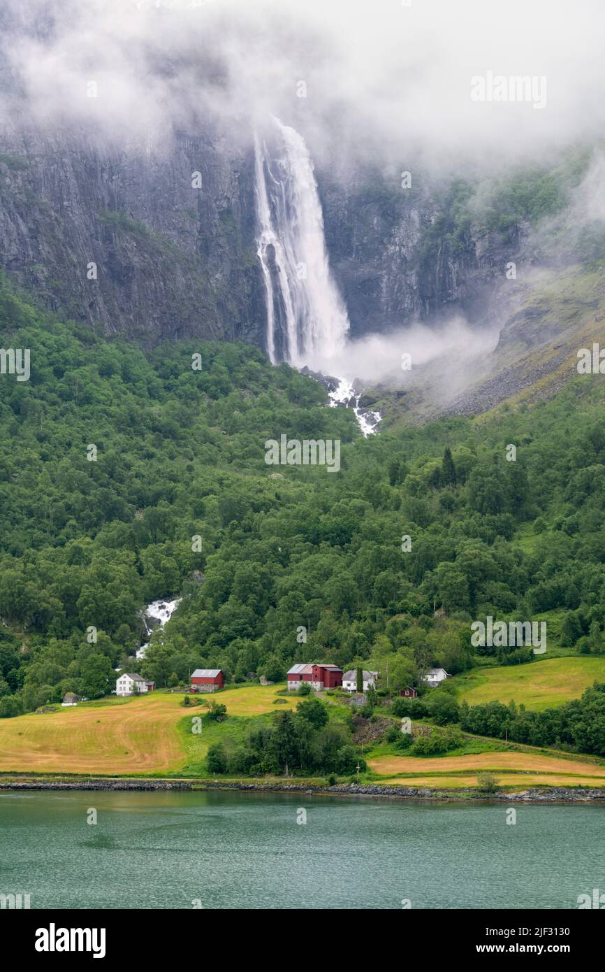 Norwegian Fjords Skjolden, Sognefjorden Norway Stock Photo - Alamy