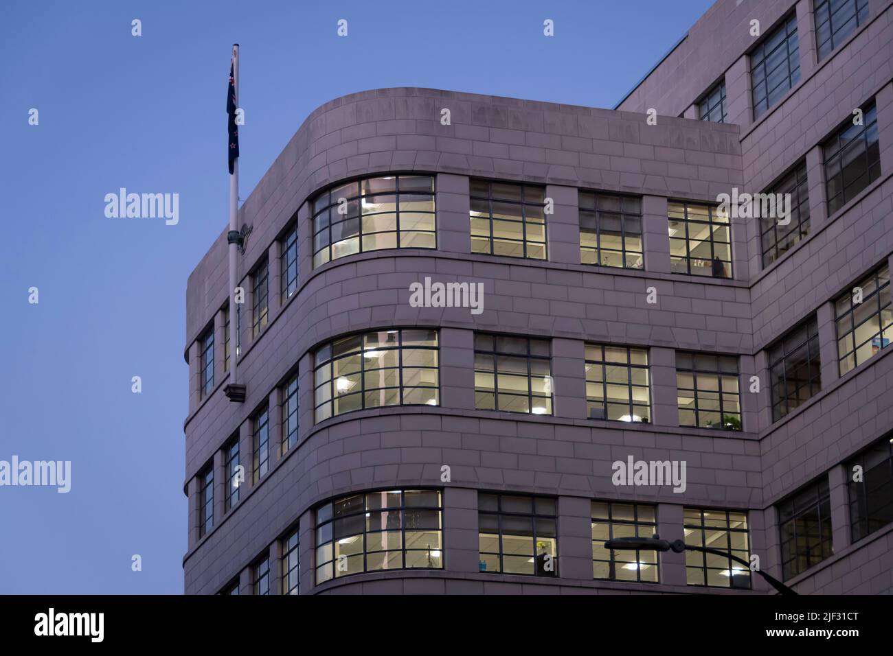 Offices of New Zealand Defence Force in "Departmental Building", built ...