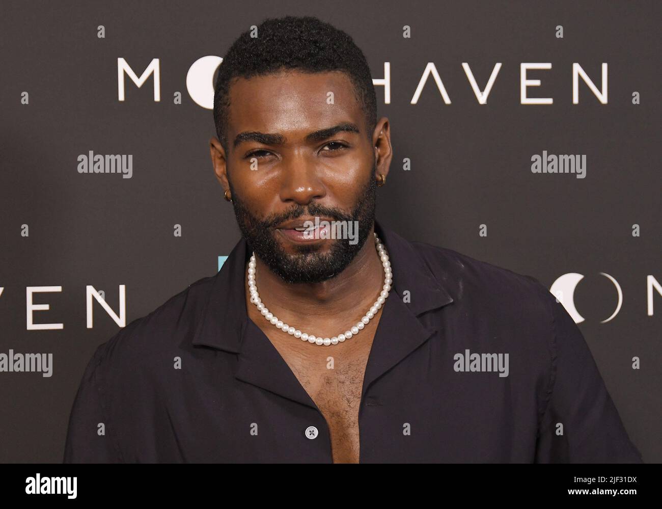 Donny Savage arrives at AMC's MOONHAVEN Premiere held at The London West Hollywood in West ...