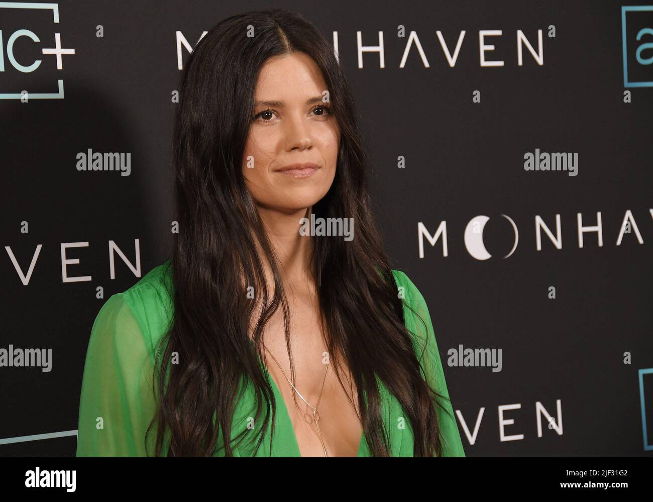 Meredith Garretson arrives at AMC's MOONHAVEN Premiere held at The ...