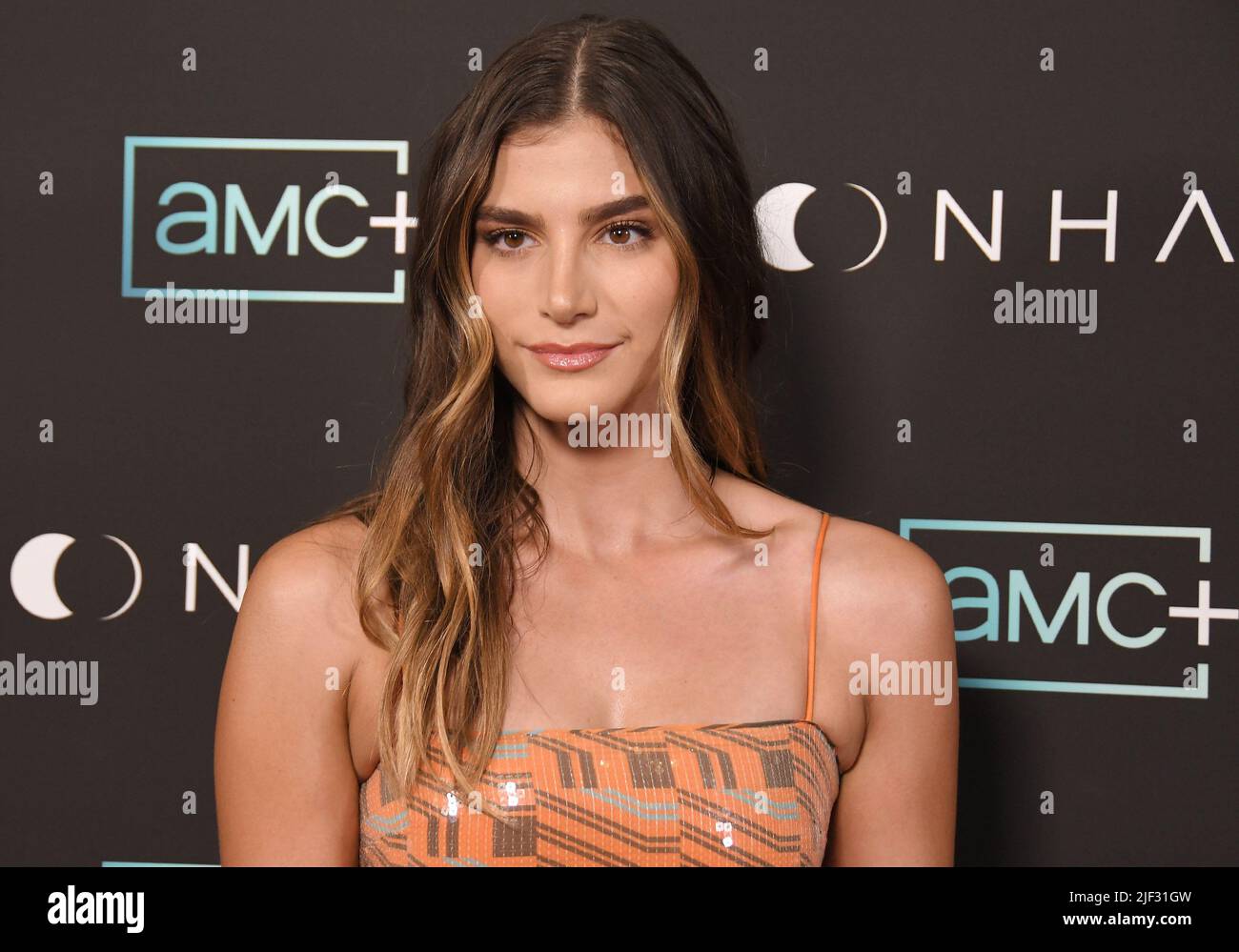 Los Angeles, USA. 28th June, 2022. Mia Challis arrives at AMC's ...