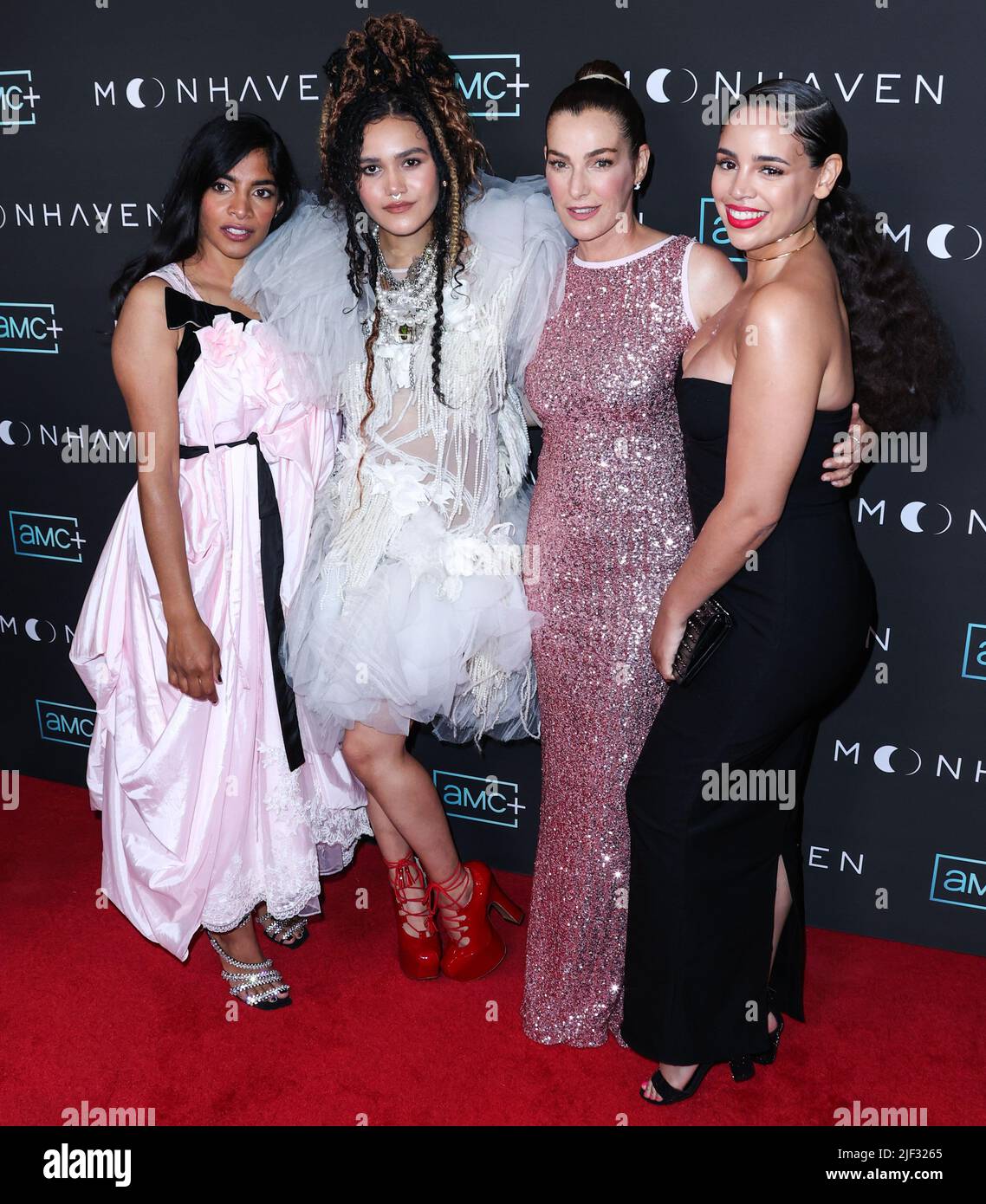 WEST HOLLYWOOD, LOS ANGELES, CALIFORNIA, USA - JUNE 28: Actresses Amara ...