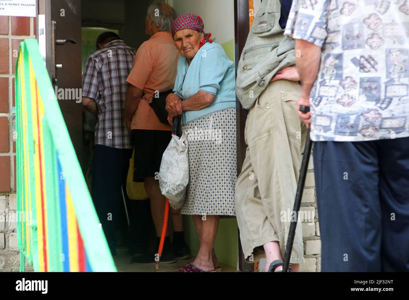 Elderly ukraine woman food hi-res stock photography and images - Alamy