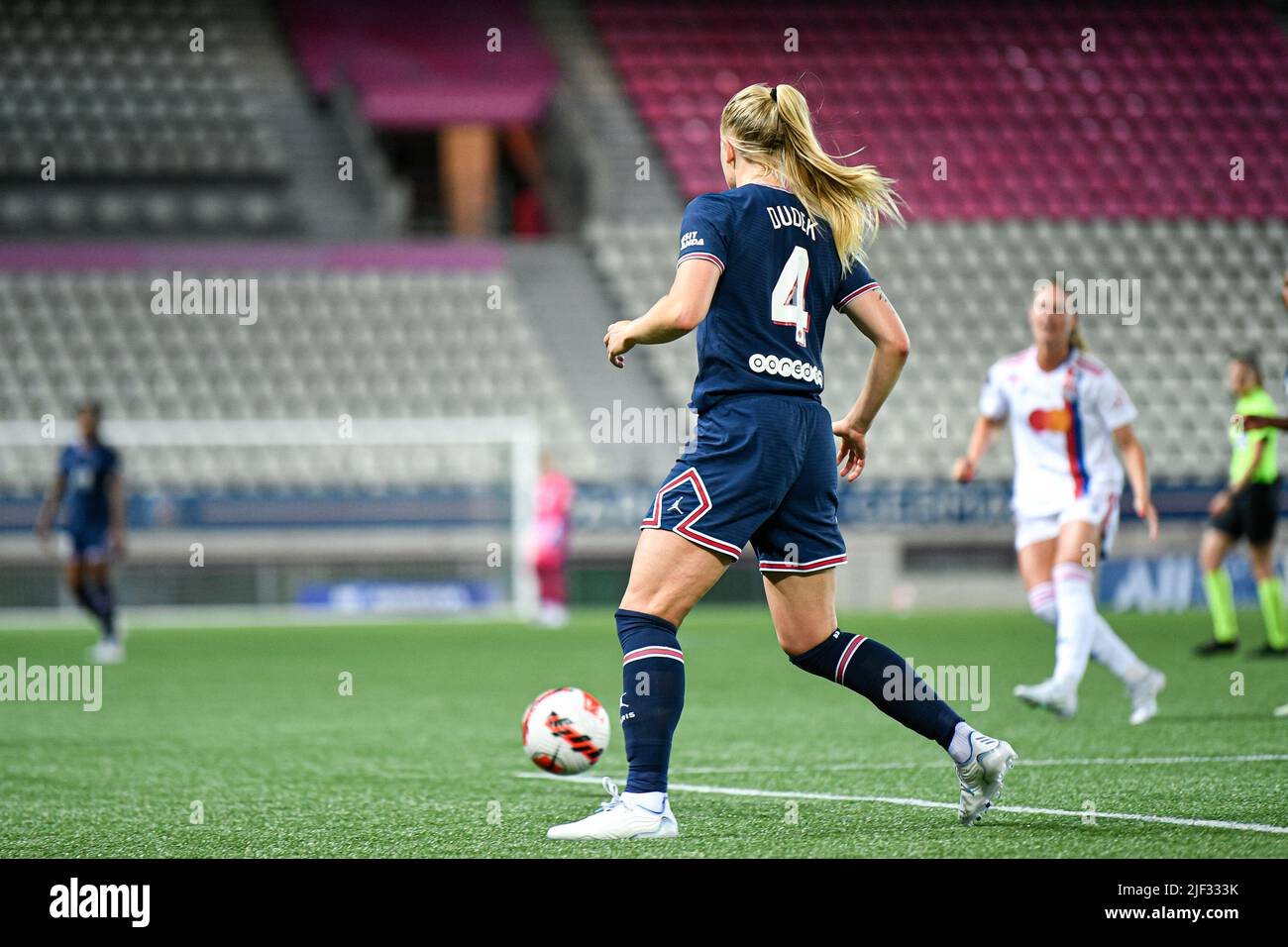 Paulina Dudek of PSG during the Women's French championship, D1 Arkema ...