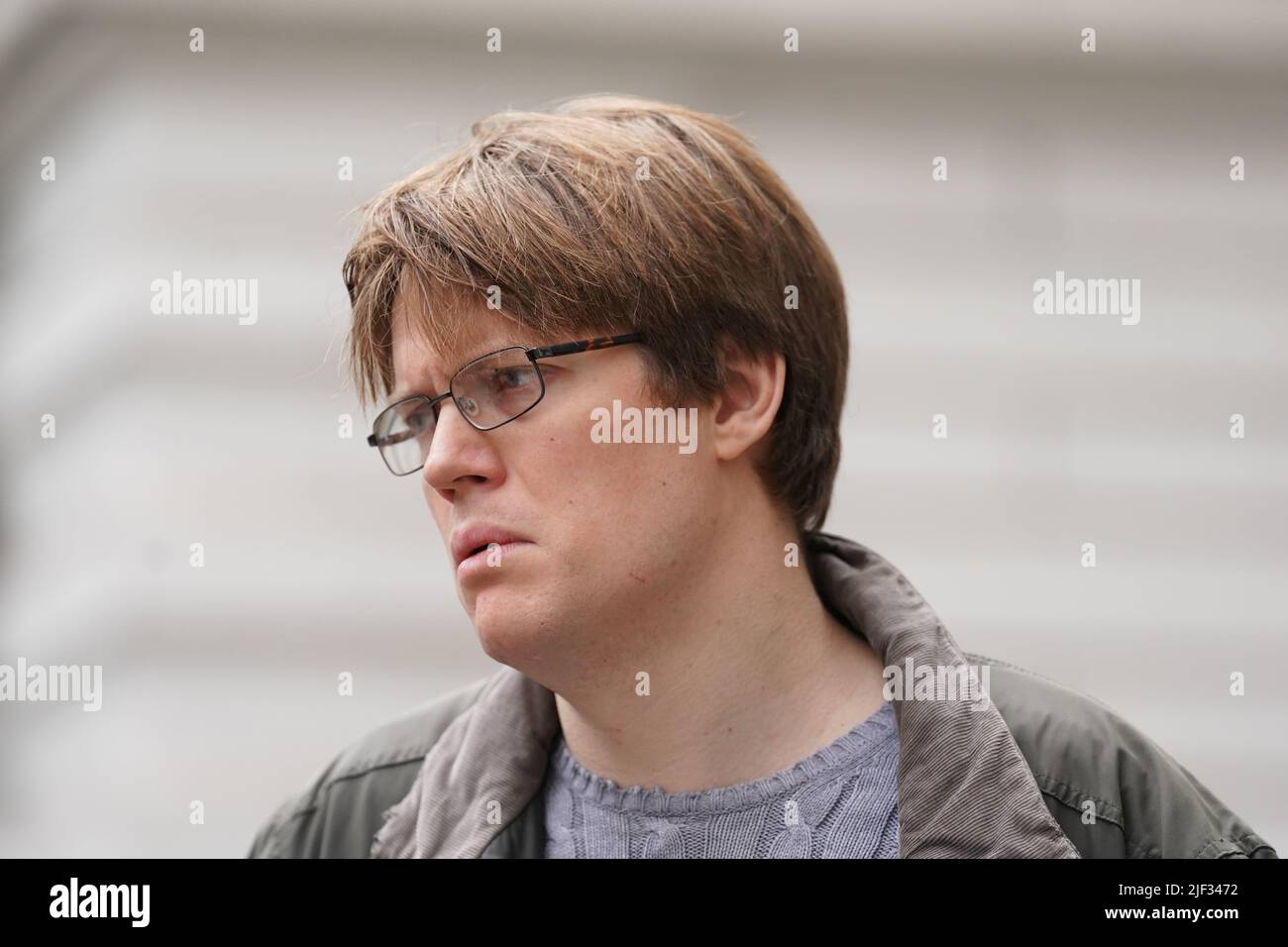 Alexander Peat arrives at Westminster Magistrates' Court, London ...