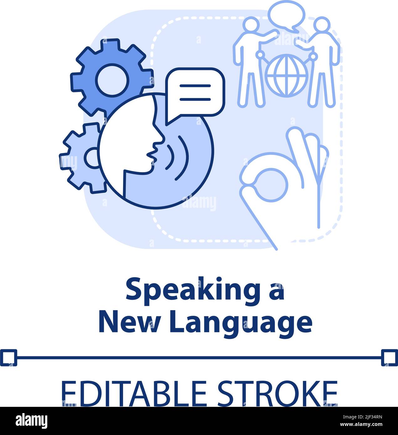 Spanish speaking Stock Vector Images - Alamy