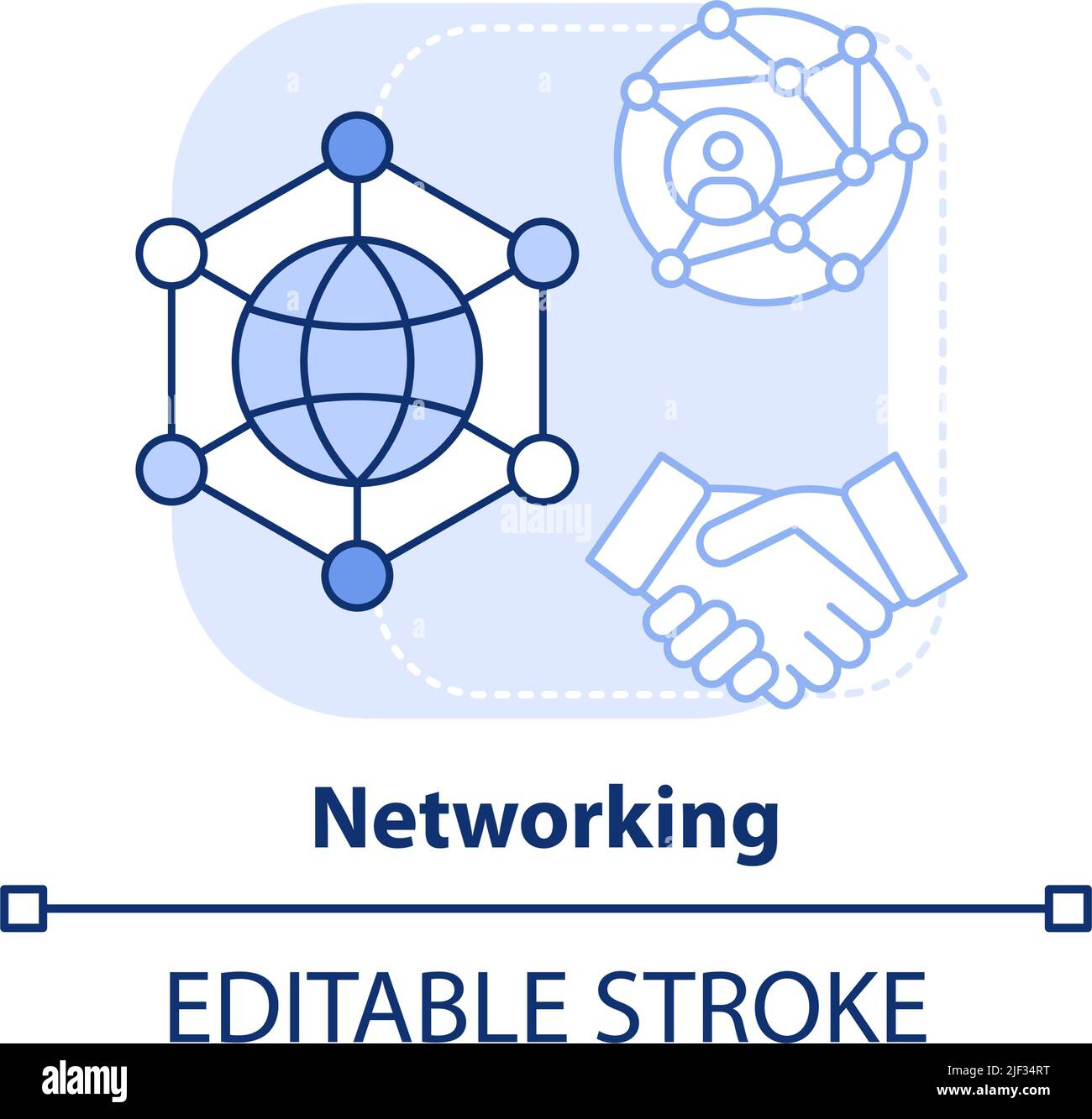 Networking light blue concept icon Stock Vector Image & Art - Alamy