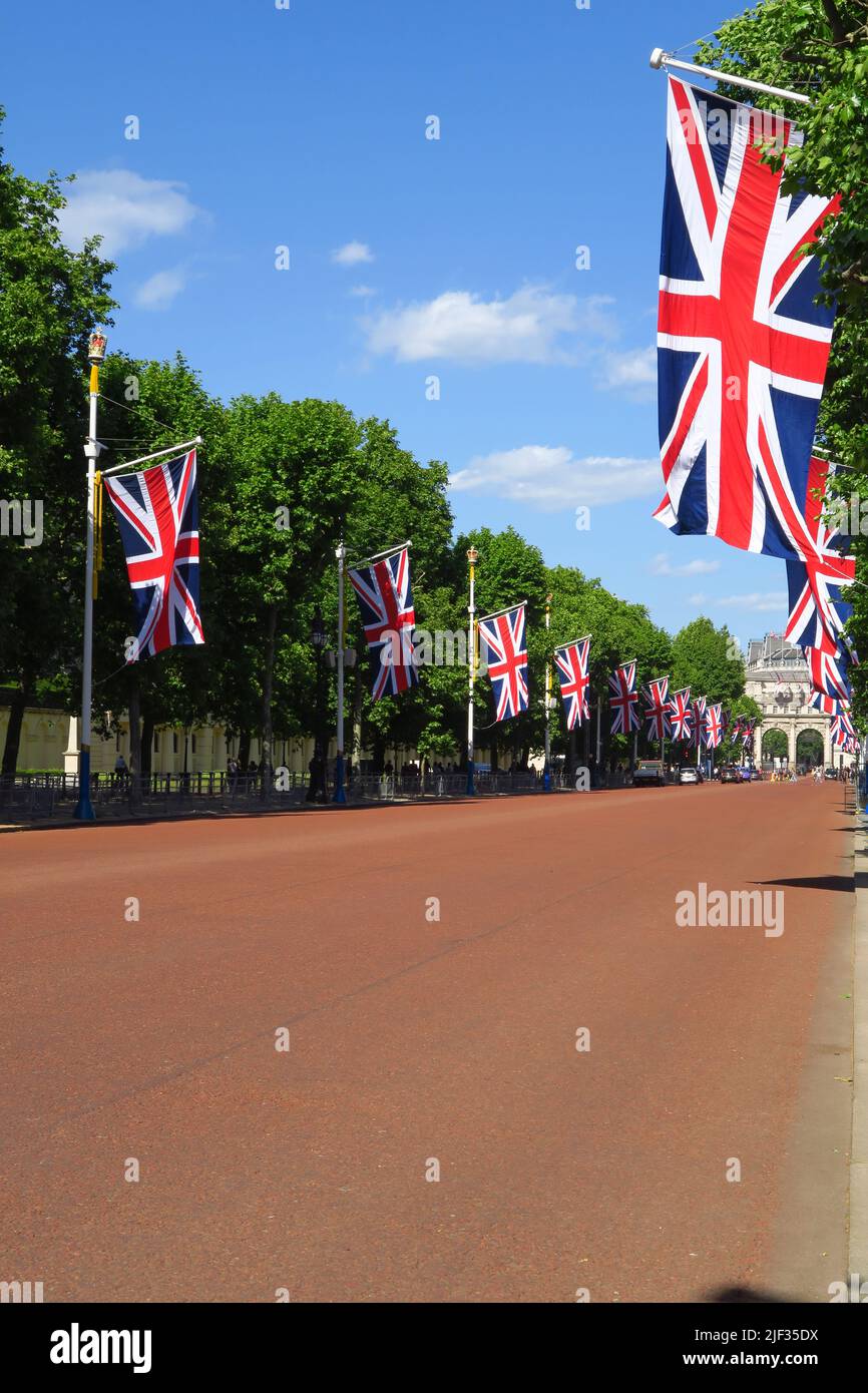 In preparation for HM The Queen's Platinum Jubilee in June 2022 Union ...