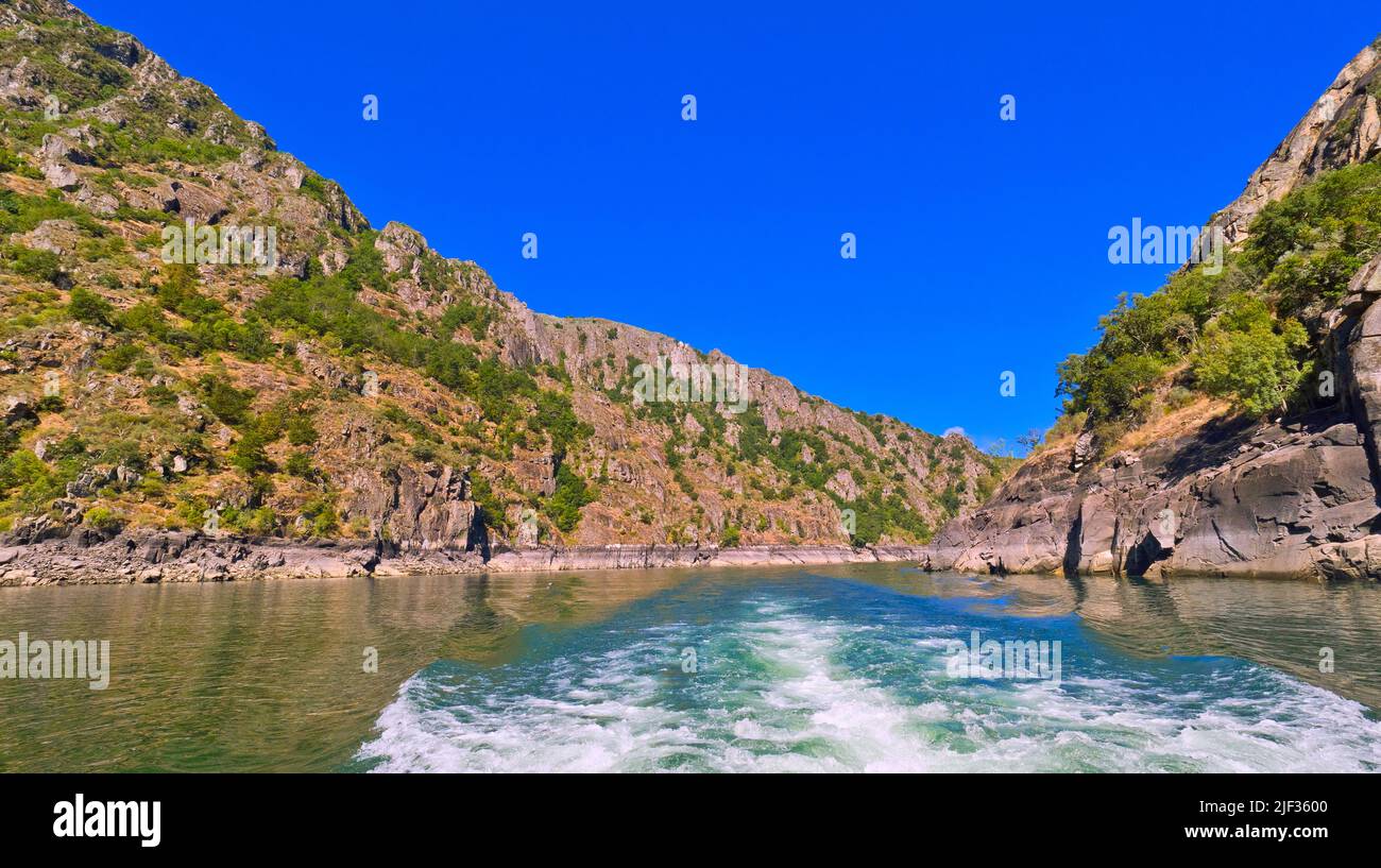Sil River Canyon, Ribera Sacra, Ourense, Galicia, Spain, Europe Stock ...