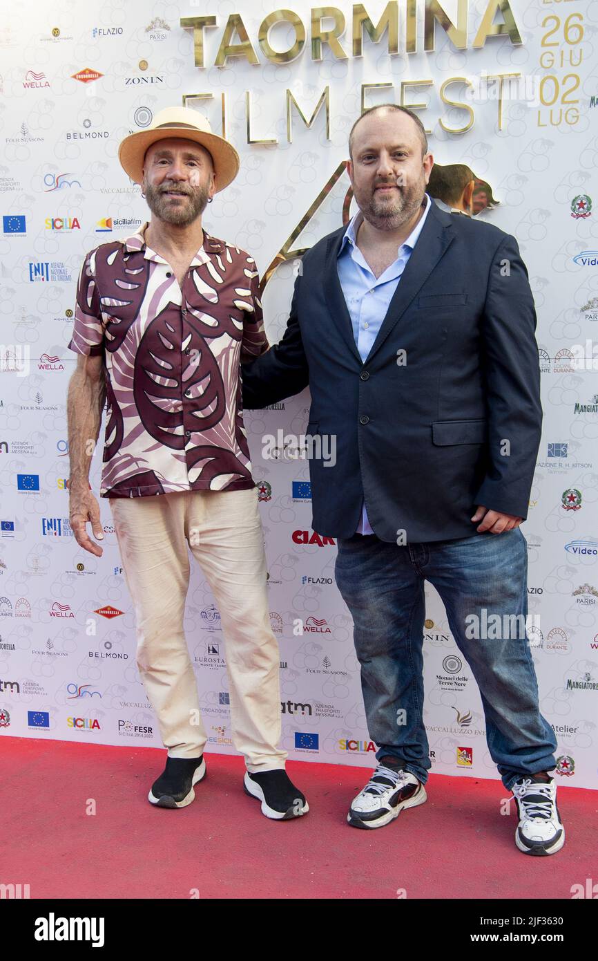 Taormina Messina, Italy, June 28, 2022, 68th Taormina Film Fest. In the ...