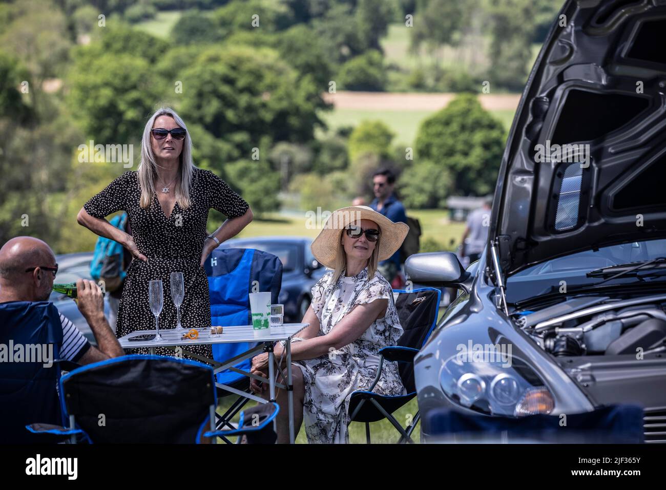 Car enthusiasts enjoy the warm weather at the Supercars & Classics ...