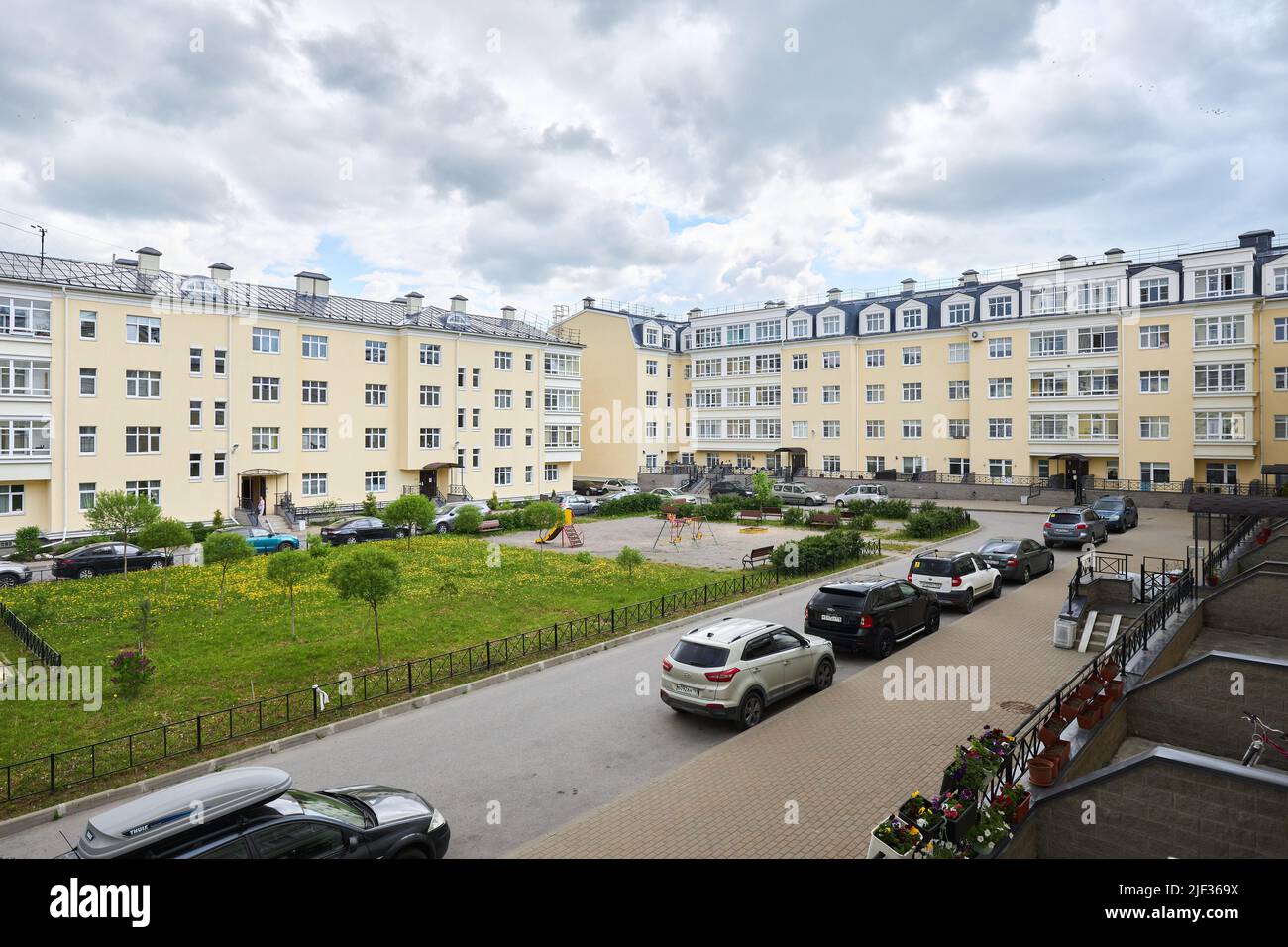 Photo of the house from the outside Stock Photo - Alamy