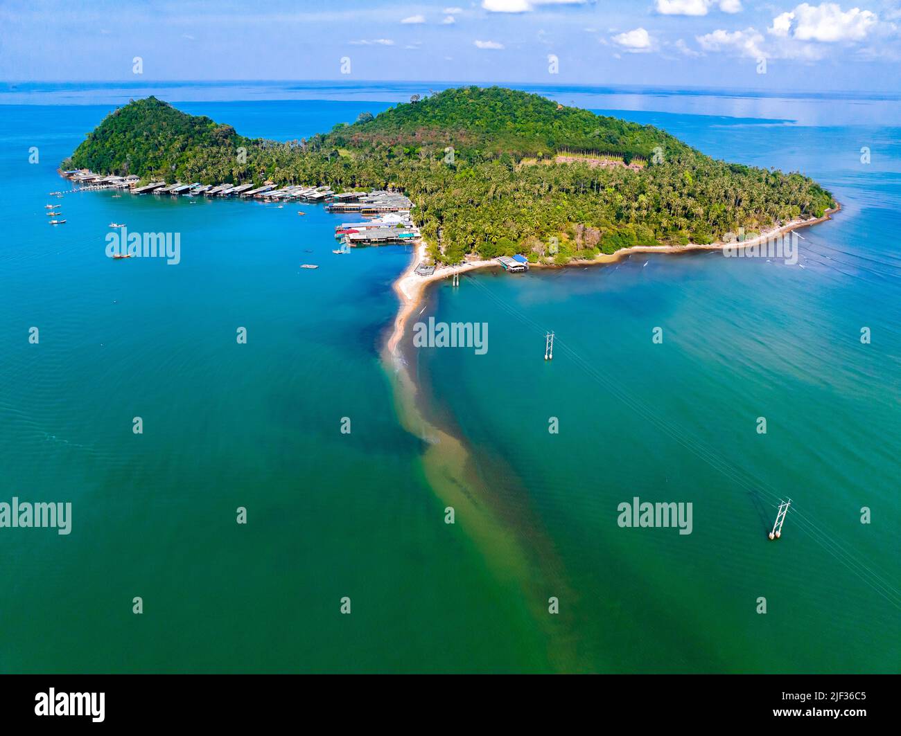 Aerial view of Koh Phitak or Phithak island in Chumphon, Thailand Stock Photo - Alamy