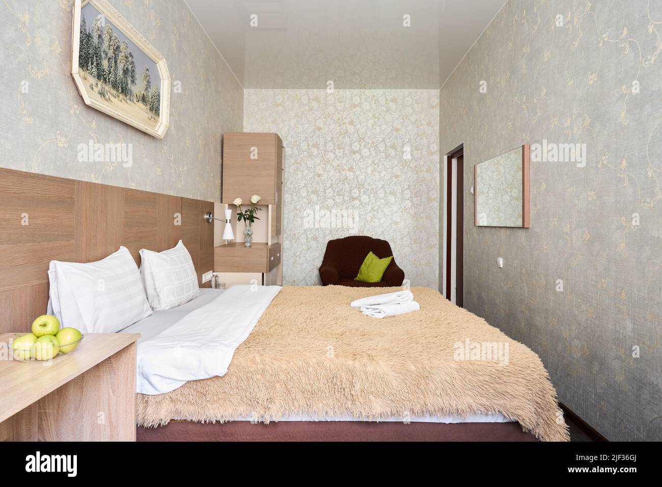 Photo of the hostel room with details Stock Photo - Alamy