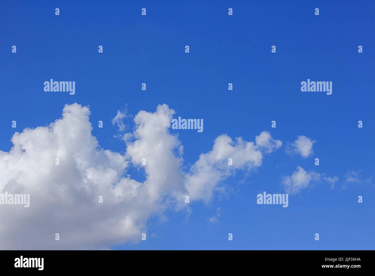 Blue sky with white cloud background for any design. sky background with copy space Stock Photo ...