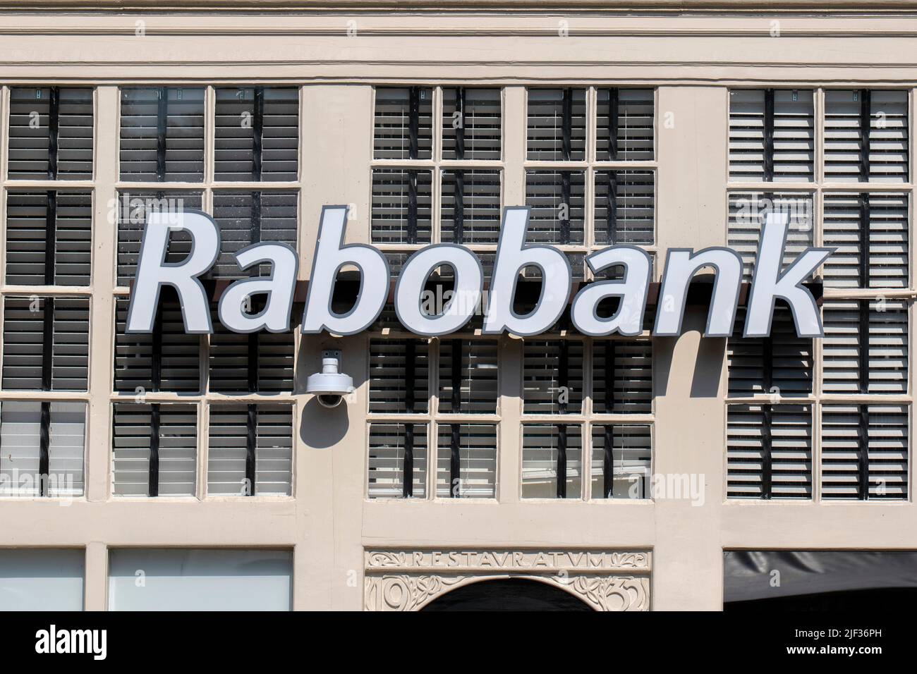 Close Up Billboard Rabobank At Amsterdam The Netherlands 23-6-2022 Stock Photo - Alamy