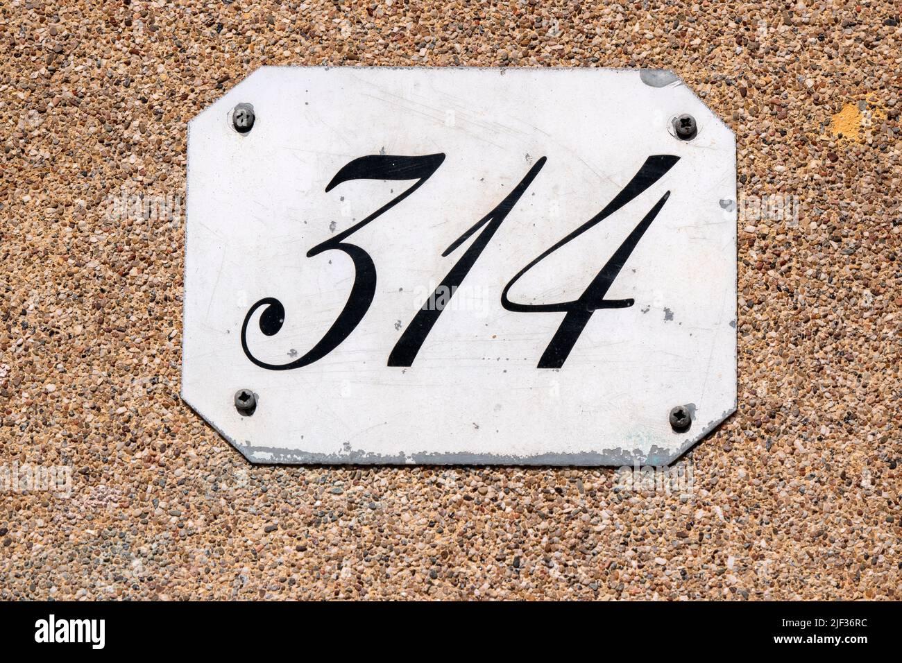 Close Up House Number 314 At Amsterdam The Netherlands 28-6-2022 Stock ...