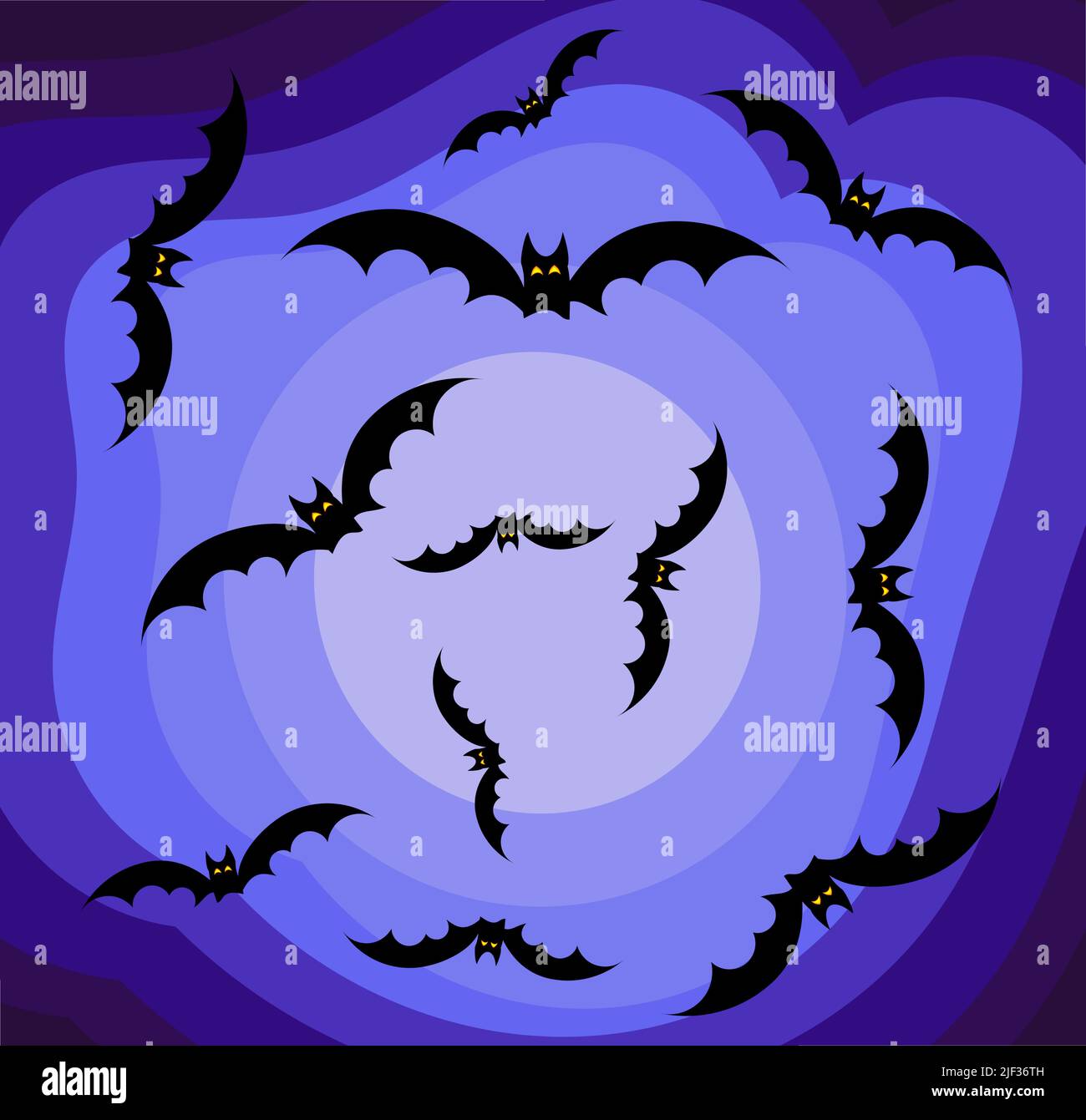 Dark sky bats Stock Vector Images - Alamy