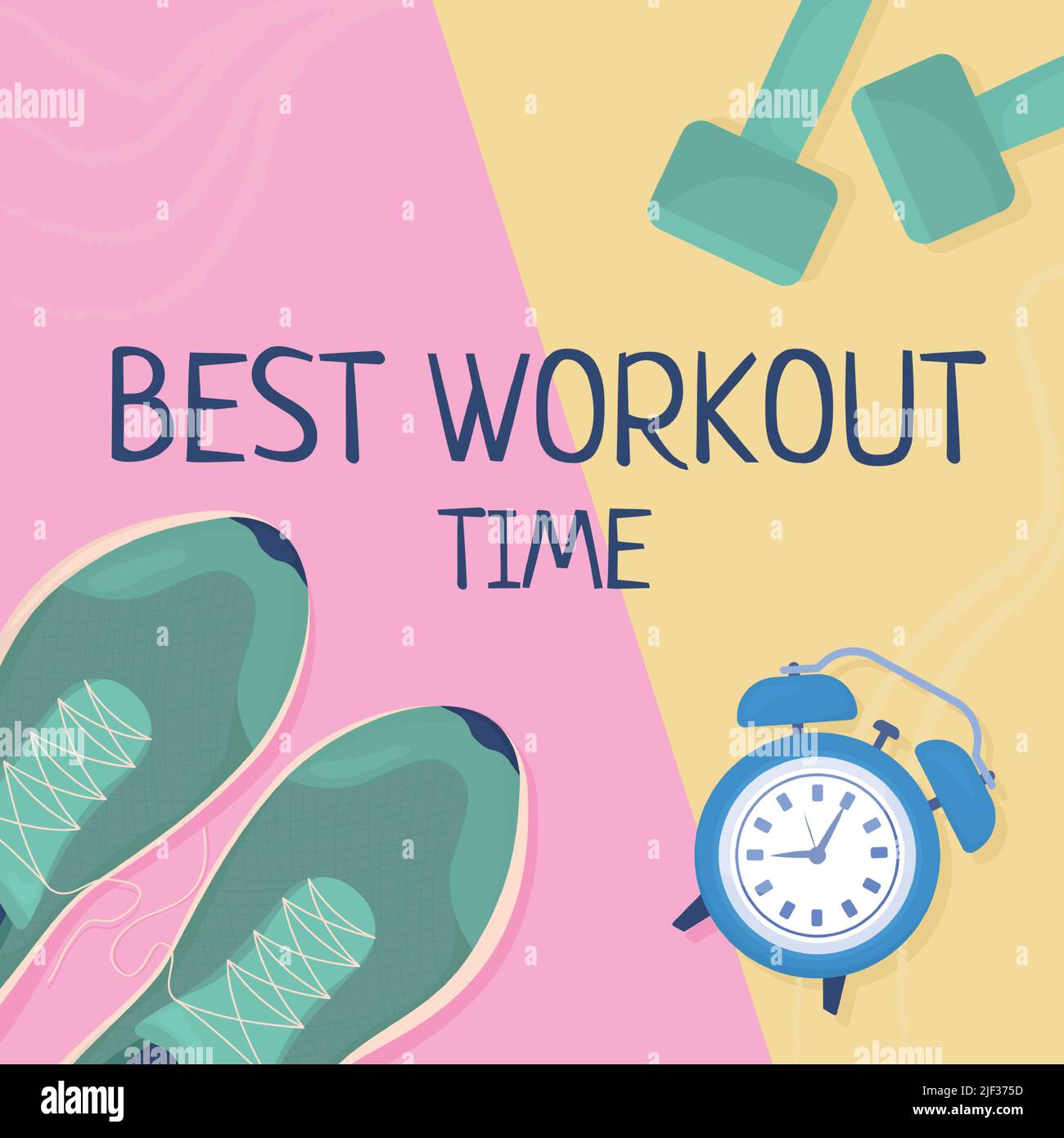 Best workout time card template Stock Vector Image & Art - Alamy