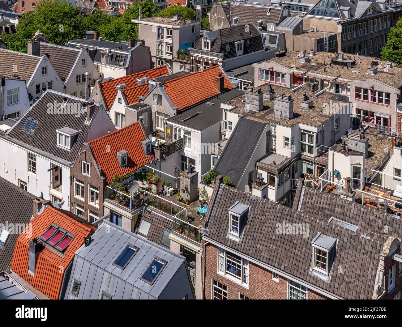 Birds eye views over amsterdam hi-res stock photography and images - Alamy
