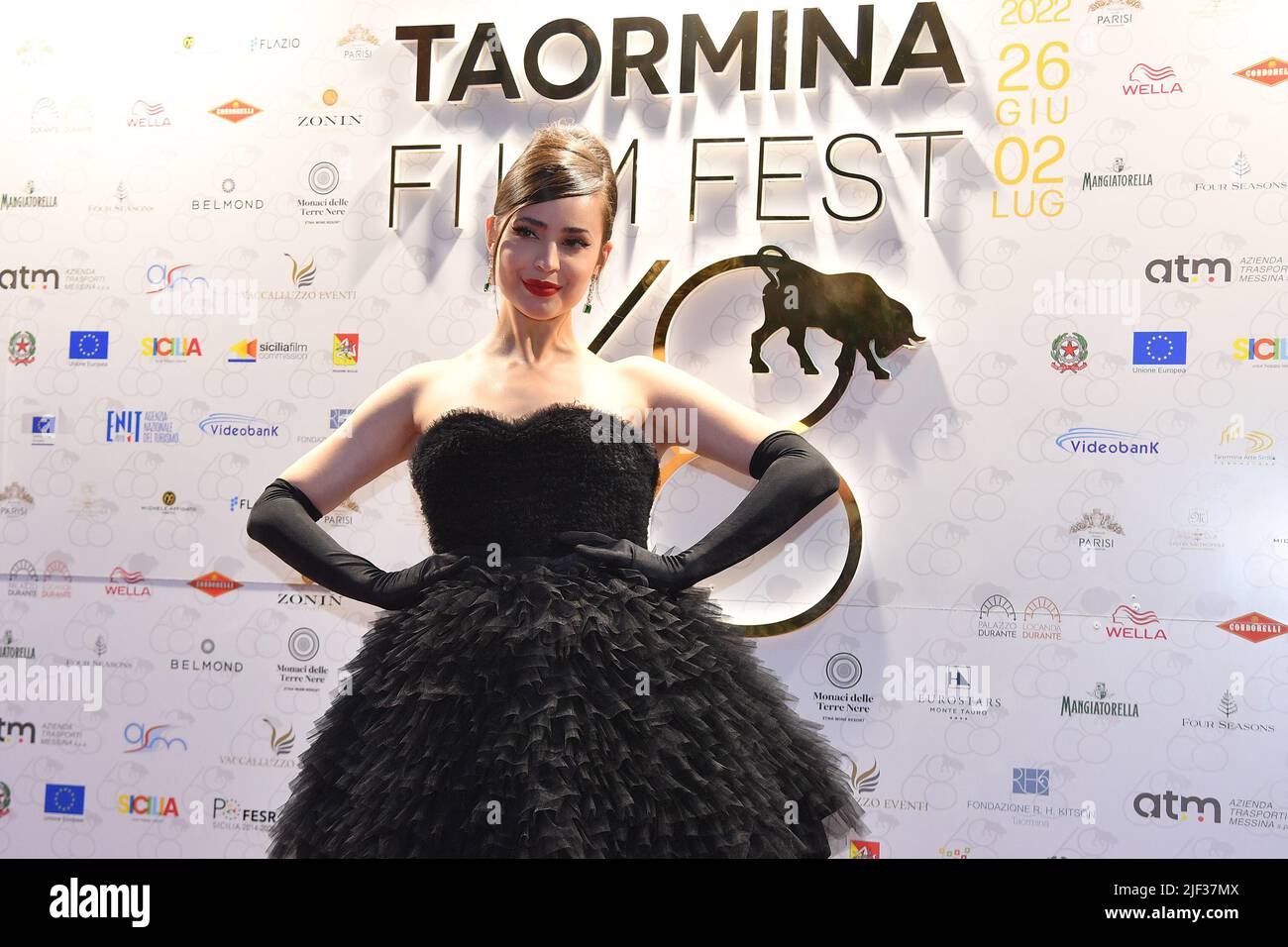 Taormina Messina, Italy, June 28, 2022, 68th Taormina Film Fest. In the ...