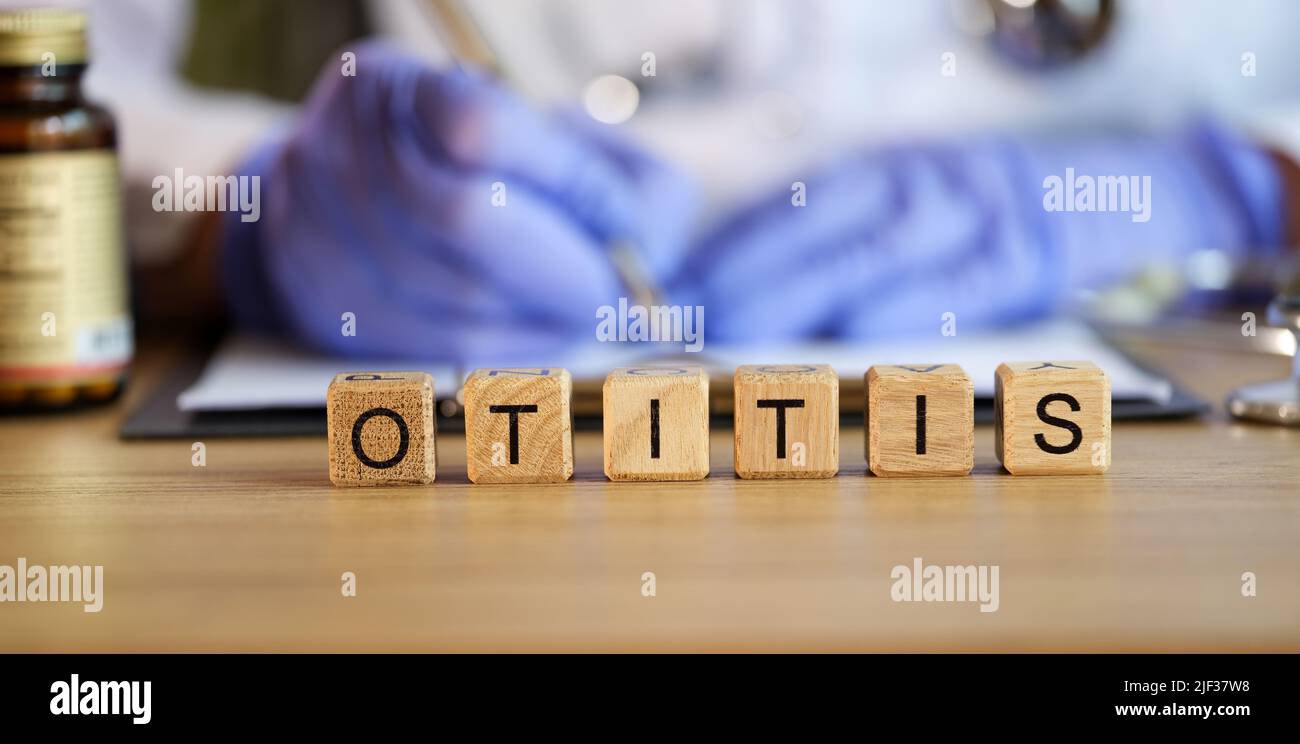 ENT and treatment of purulent otitis in medicine Stock Photo - Alamy