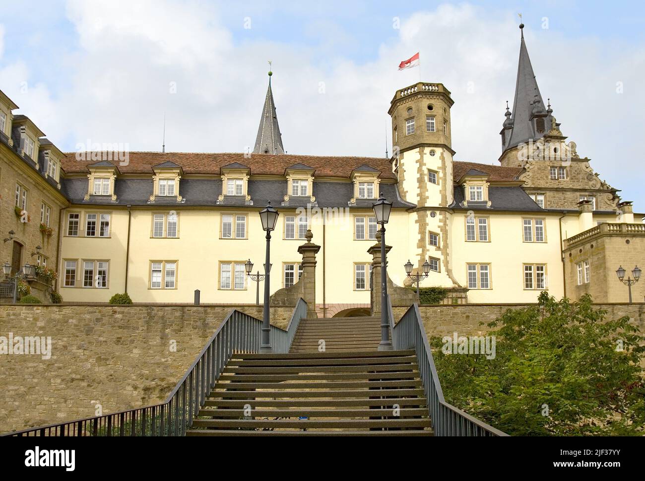 Oehringen Castle, Germany, Baden-Wuerttemberg, Oehringen Stock Photo ...