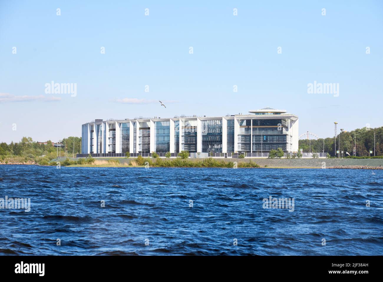 View of various cityscapes from the water Stock Photo - Alamy